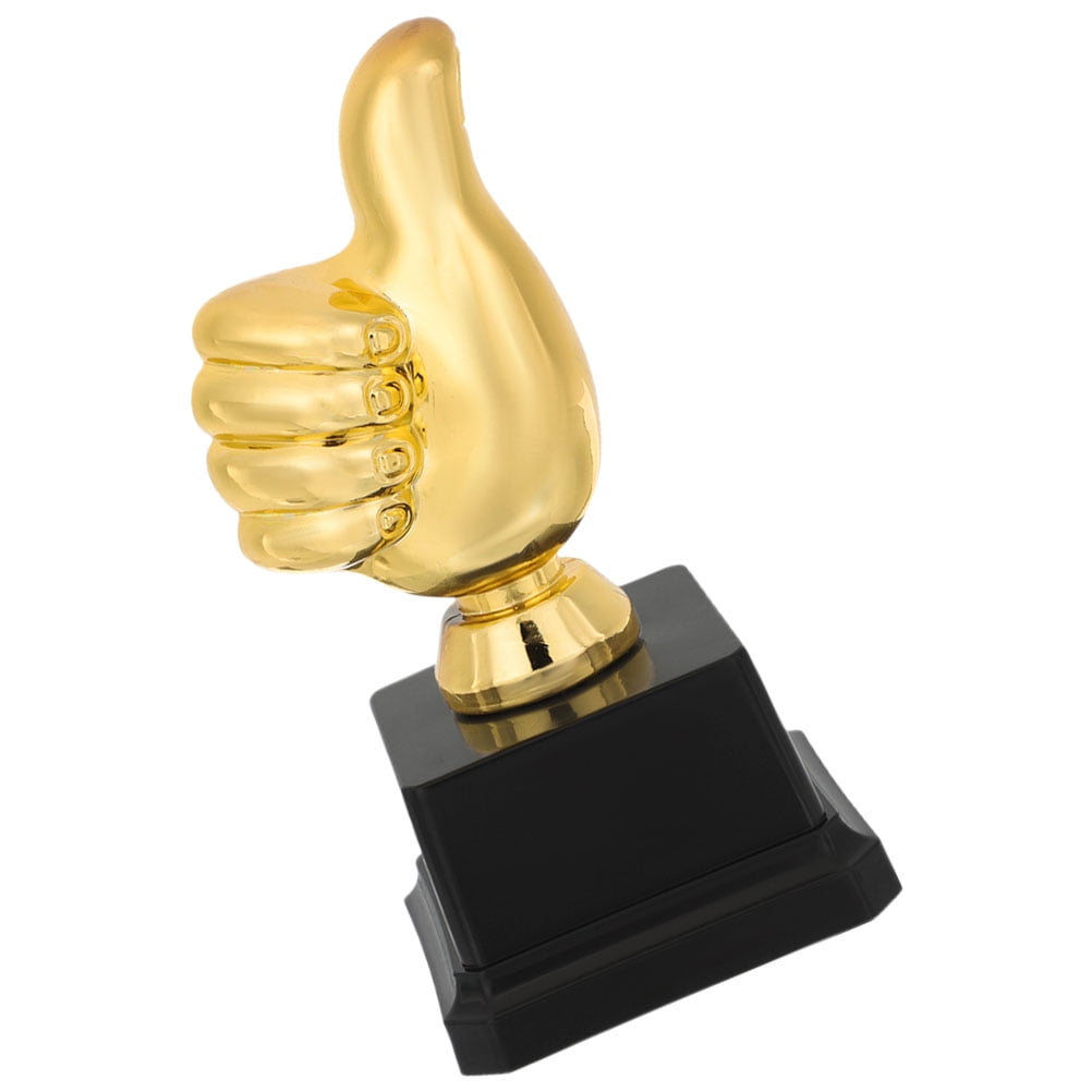 OUNONA Mini Thumbs Up Trophy Thumb Trophy Plastic Trophy Award Thumbs ...