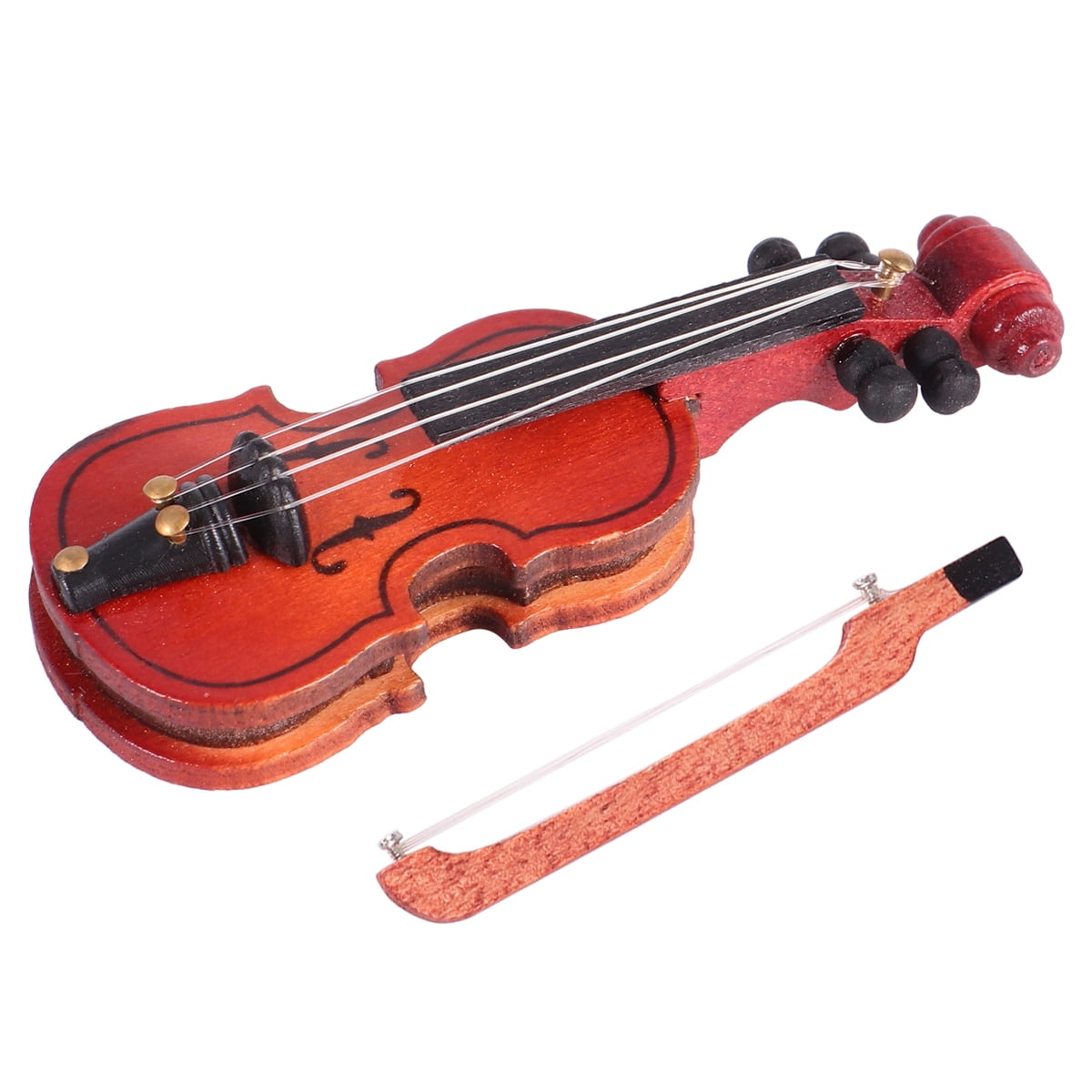 OUNONA Mini Violins Model 1/8 Violine Souvenirs Photograph Props ...