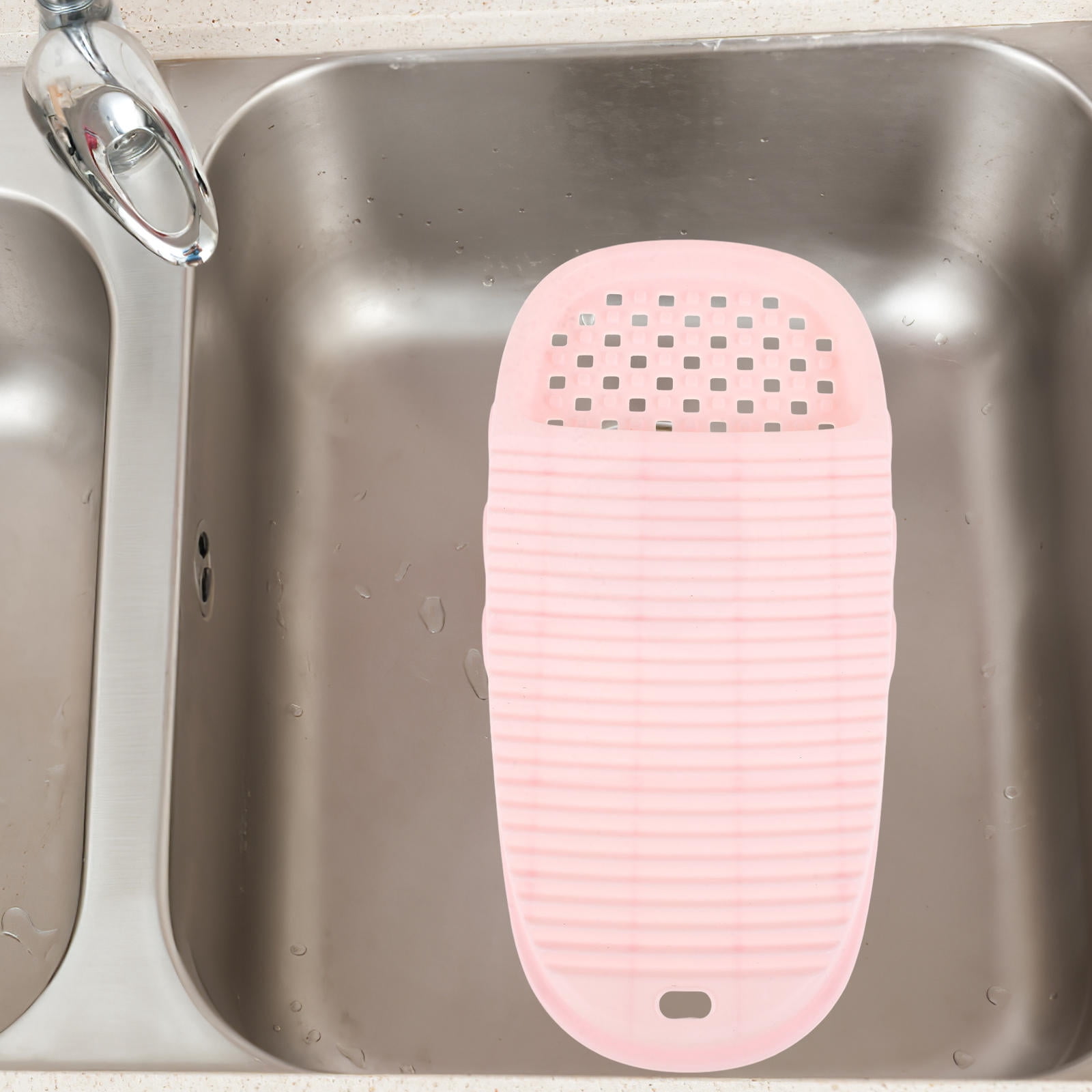 OUNONA Mini Washboard with Soap Tray Compact Portable Laundry Washboard ...