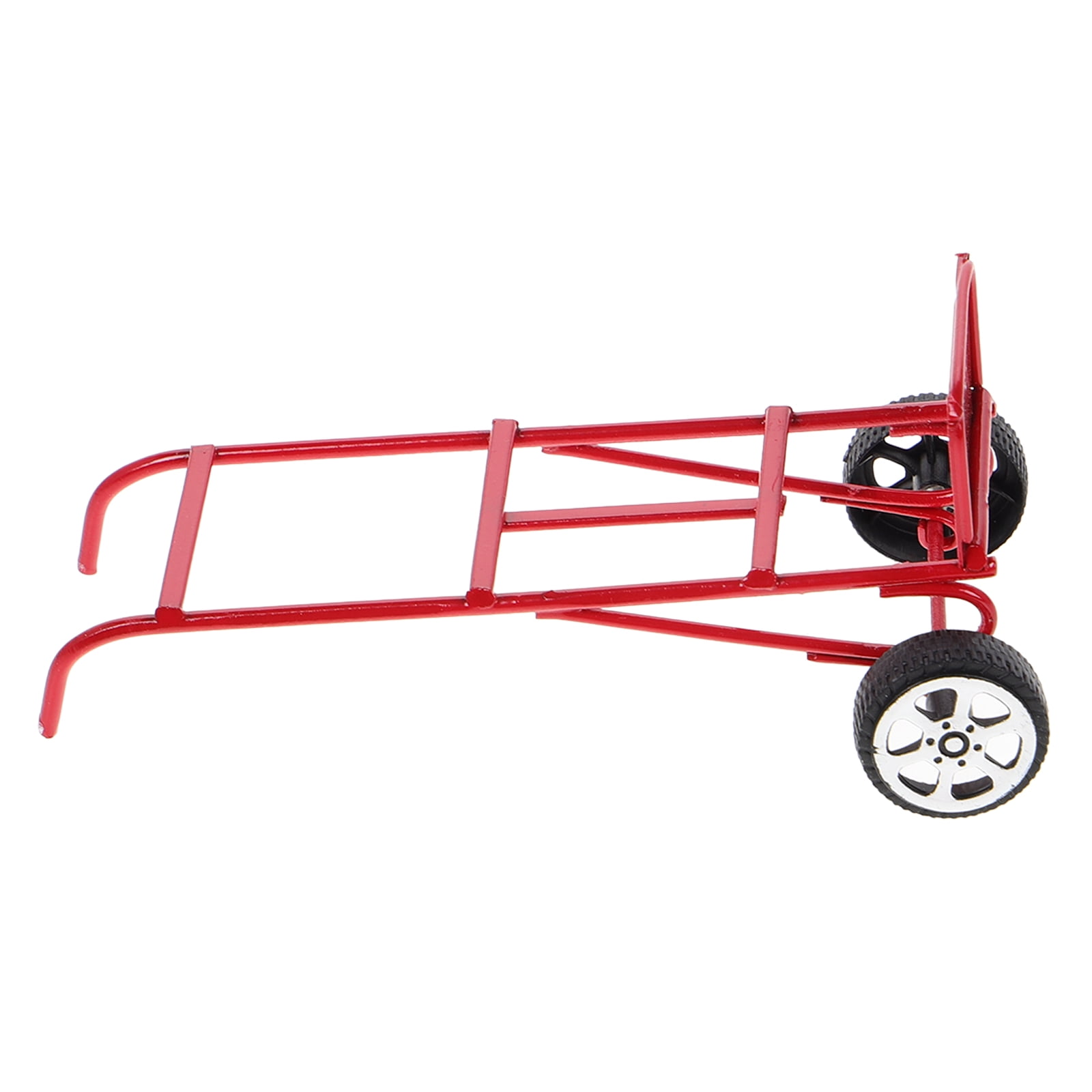 OUNONA Miniature Dolly Cart Miniature Toy Cart Miniature Metal Push ...