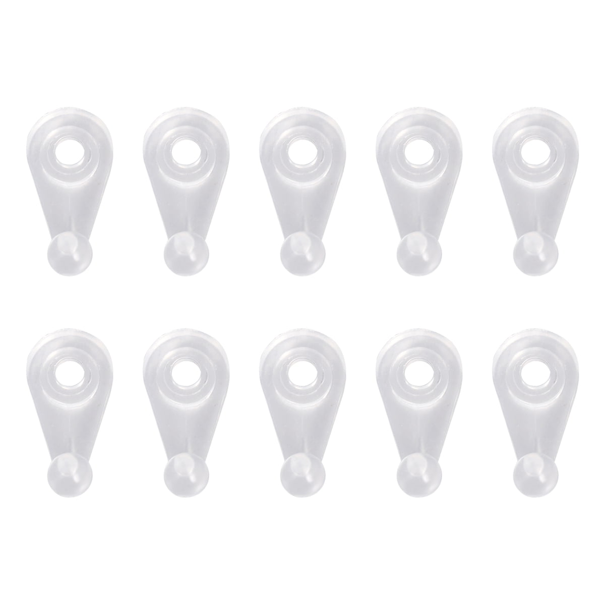 OUNONA 100 Pcs Mirror Fixing Clips Small Glass Buckle Fasteners ...