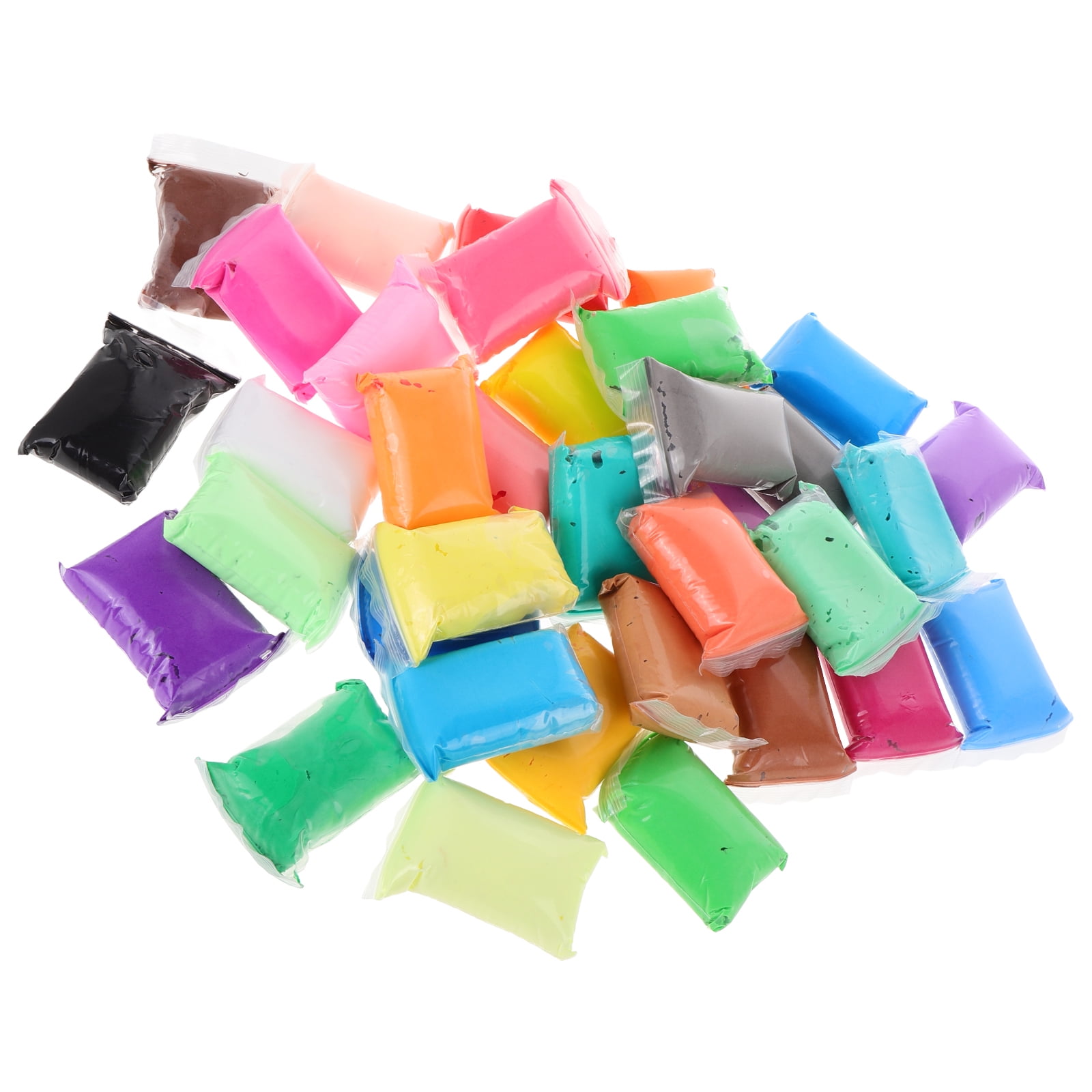 OUNONA Modeling Clay Kit 36 Dry Ultra Light Soft and Stretchy DIY ...