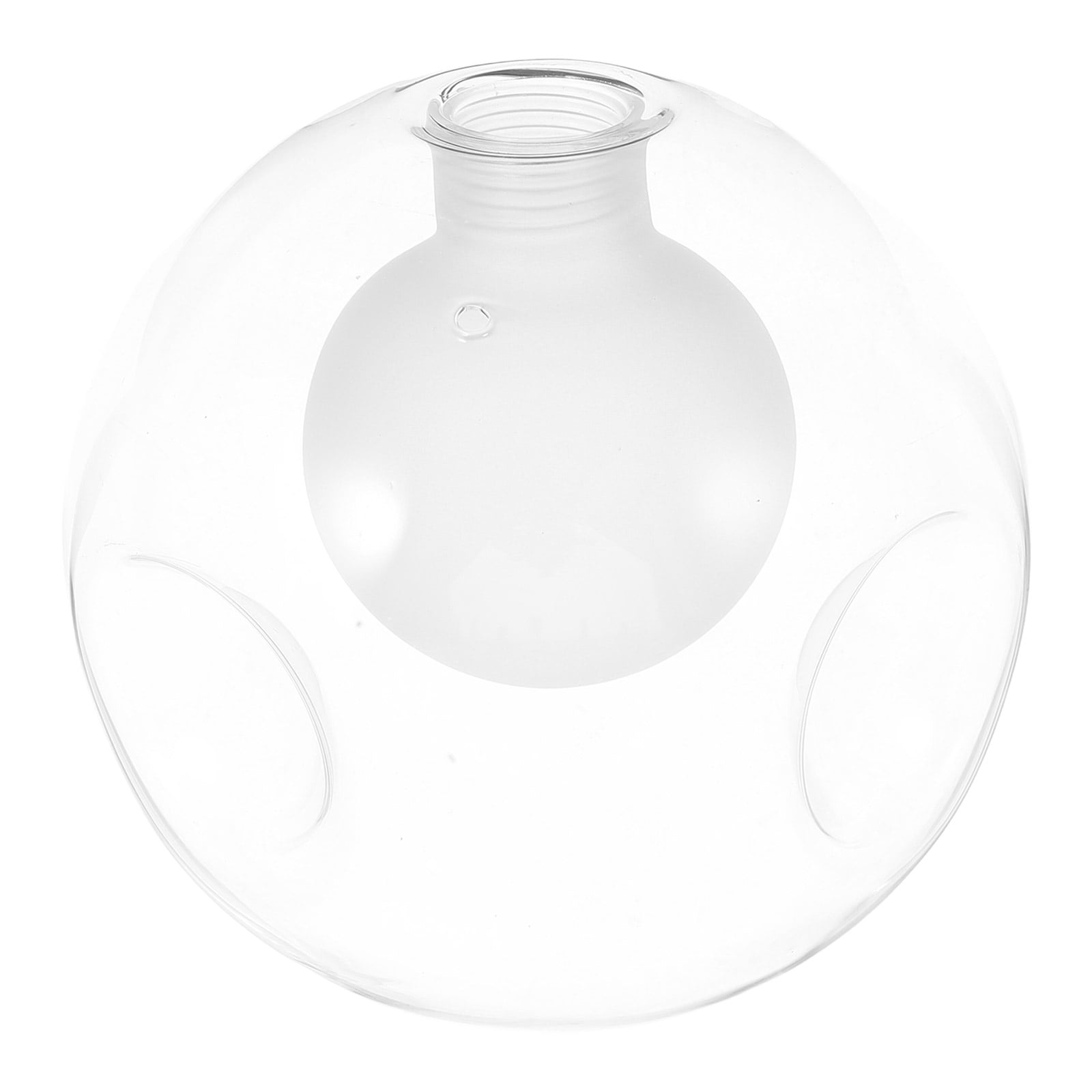 OUNONA Modern Globe Glass Lamp Shade For Pendant Lights Clear 12cm ...