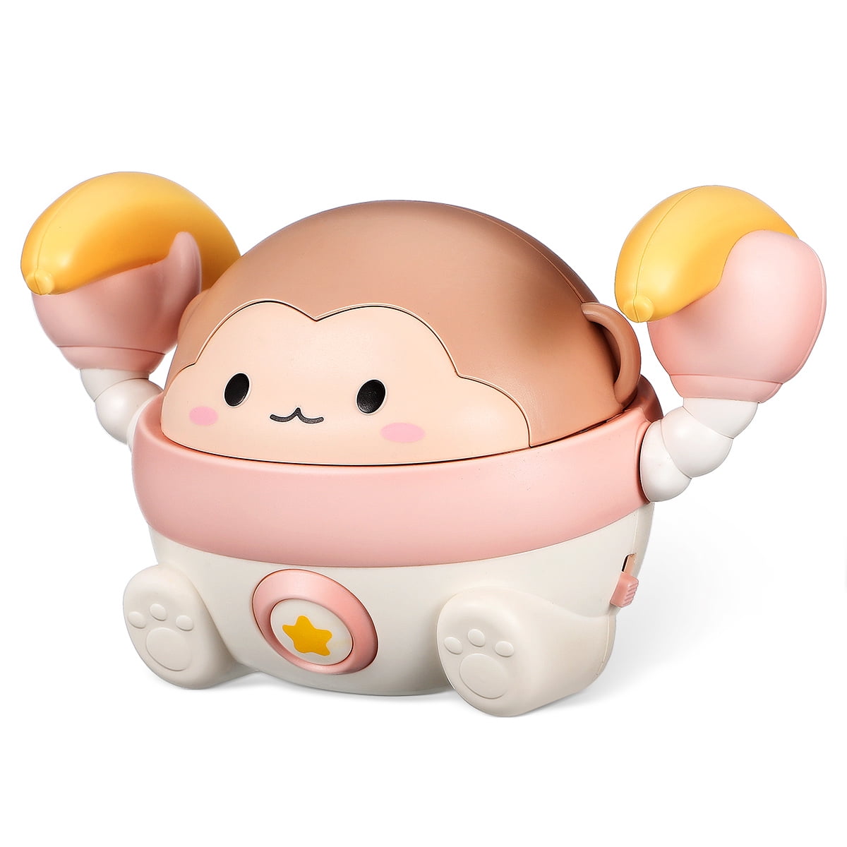 OUNONA Monkey Crawling Toy Toddler Light Up Toy Control Electric Toy ...