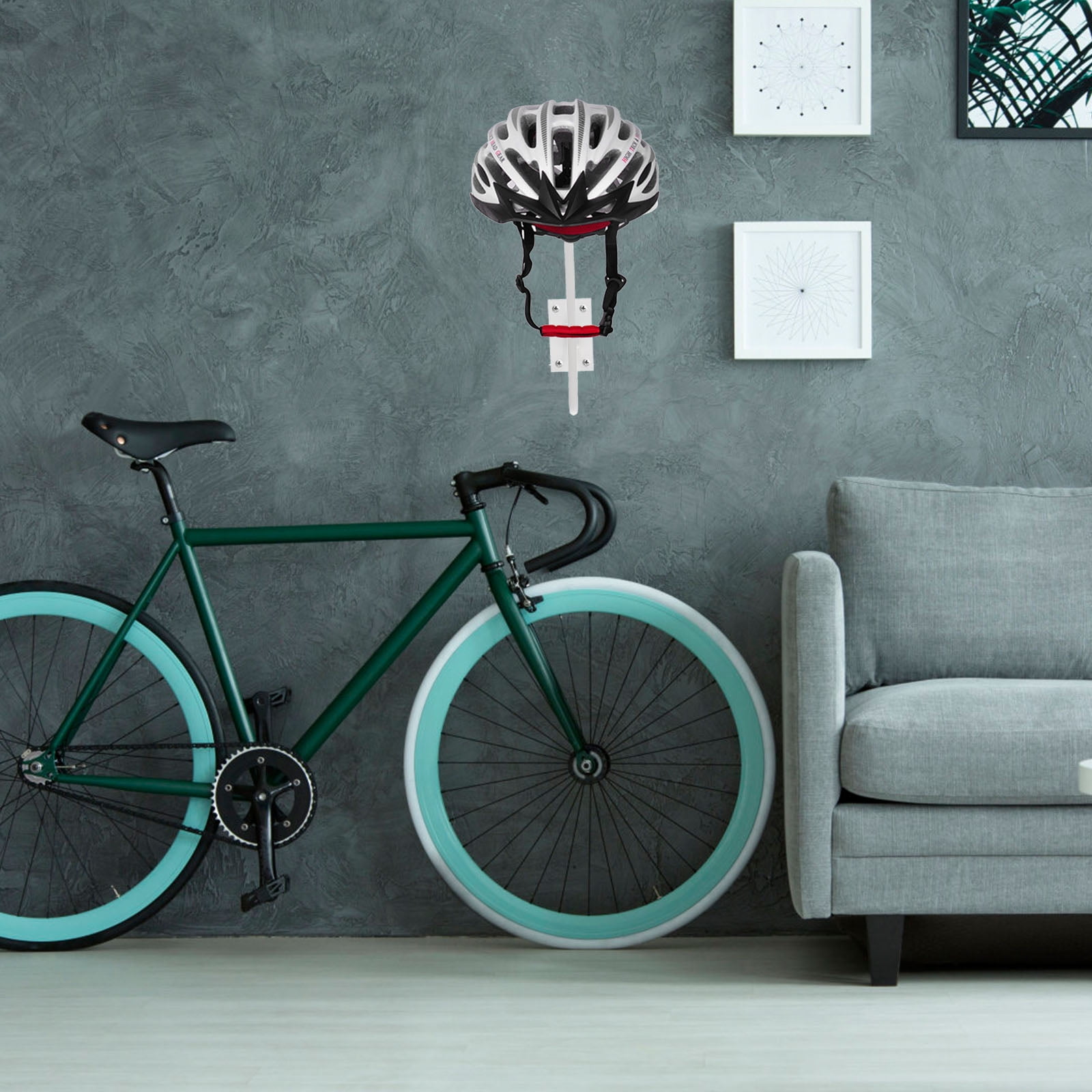 OUNONA Motorcycle Helmet Holder Multi-functional Helmet Storage Rack ...