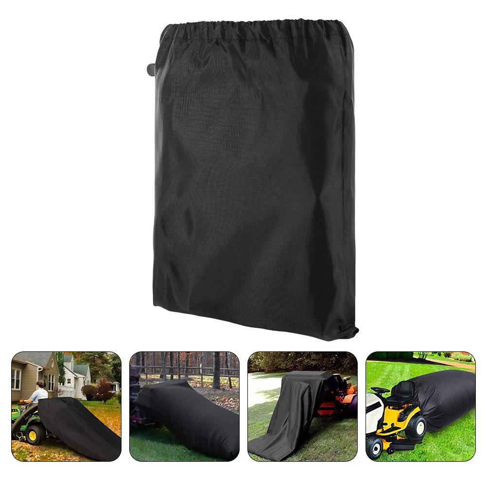 OUNONA Mower Bag Covers Leaf Storage Lawn Sweeper Waterproof Waste ...