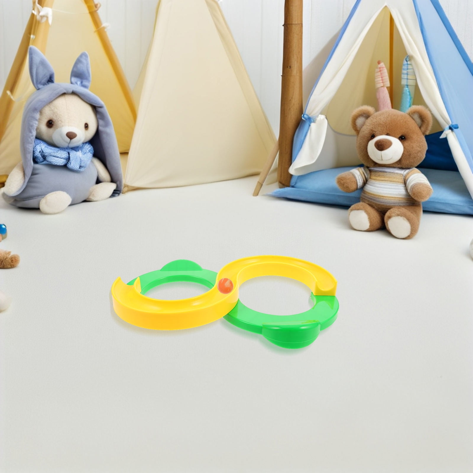 OUNONA Plastic Ball Tracker for Kids ABS Material Play System 70 Pieces ...