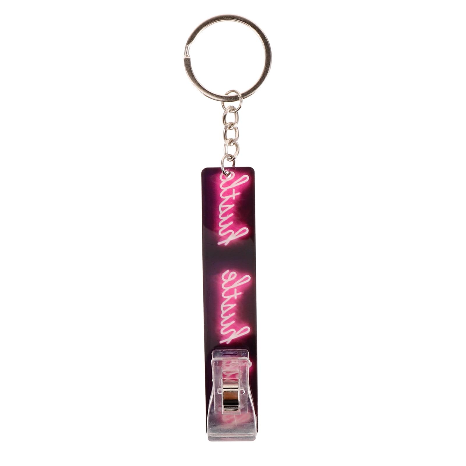 OUNONA Nail Card Grabber Keychain, Zinc Alloy Multi-Functional Card ...