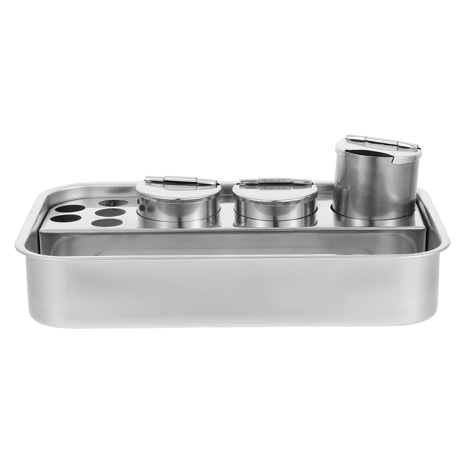 OUNONA Multi-Use Stainless Steel Treatment Plate Rectangular ...