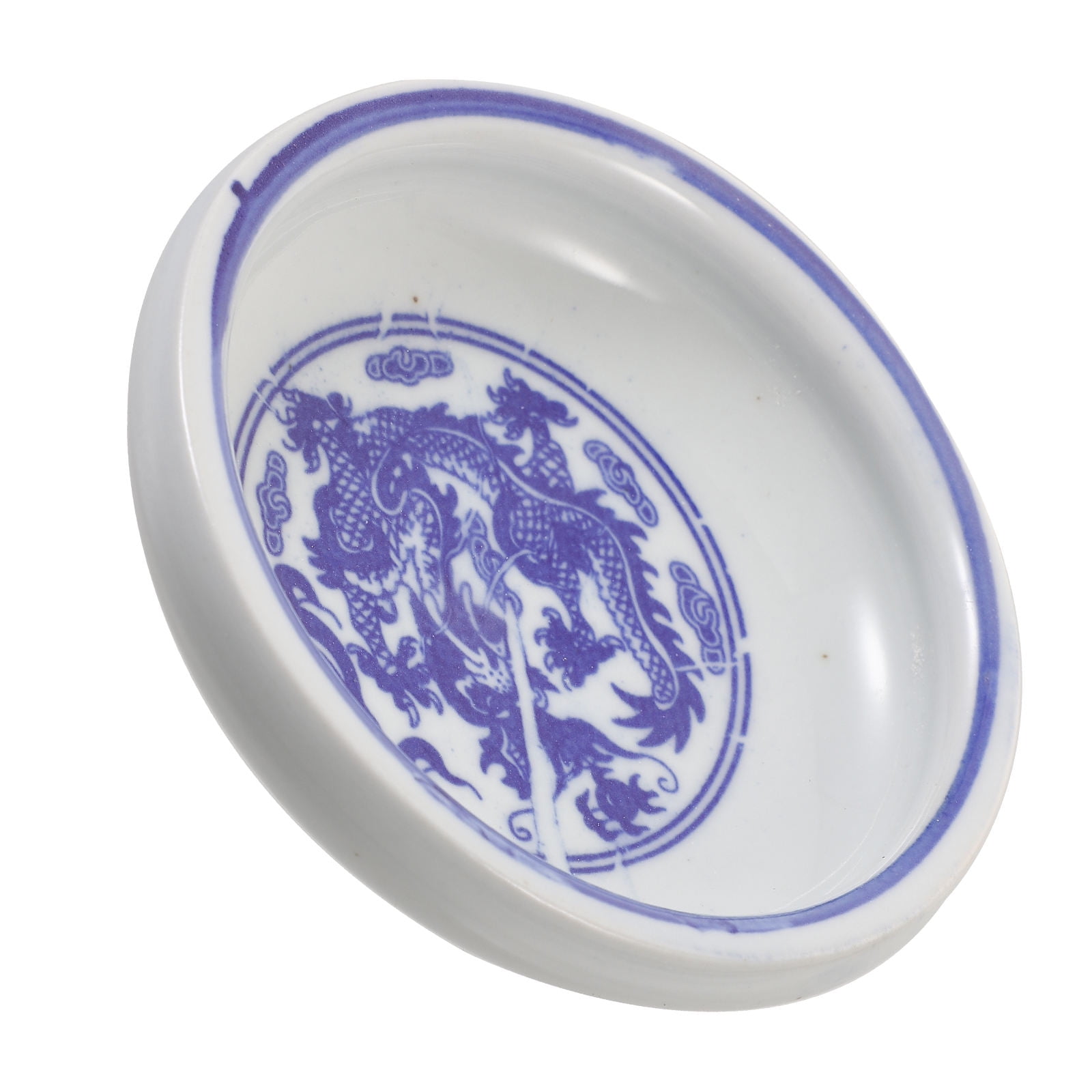 OUNONA Multi-function Ink Dish Calligraphy Drawing Pottery Porcelain ...