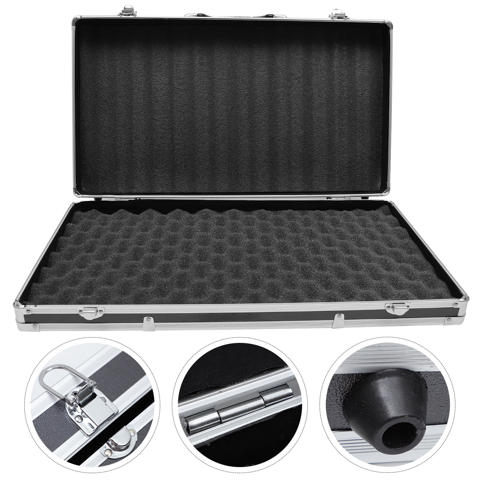 OUNONA Multifunction Carrying Case Aluminum Hard Storage Box for ...