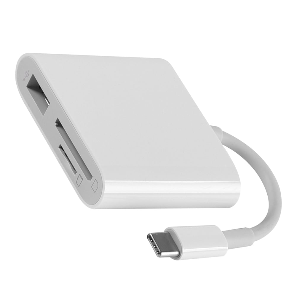 OUNONA Multipurpose Reader Computer Converter USB-c Writer Memory White ...
