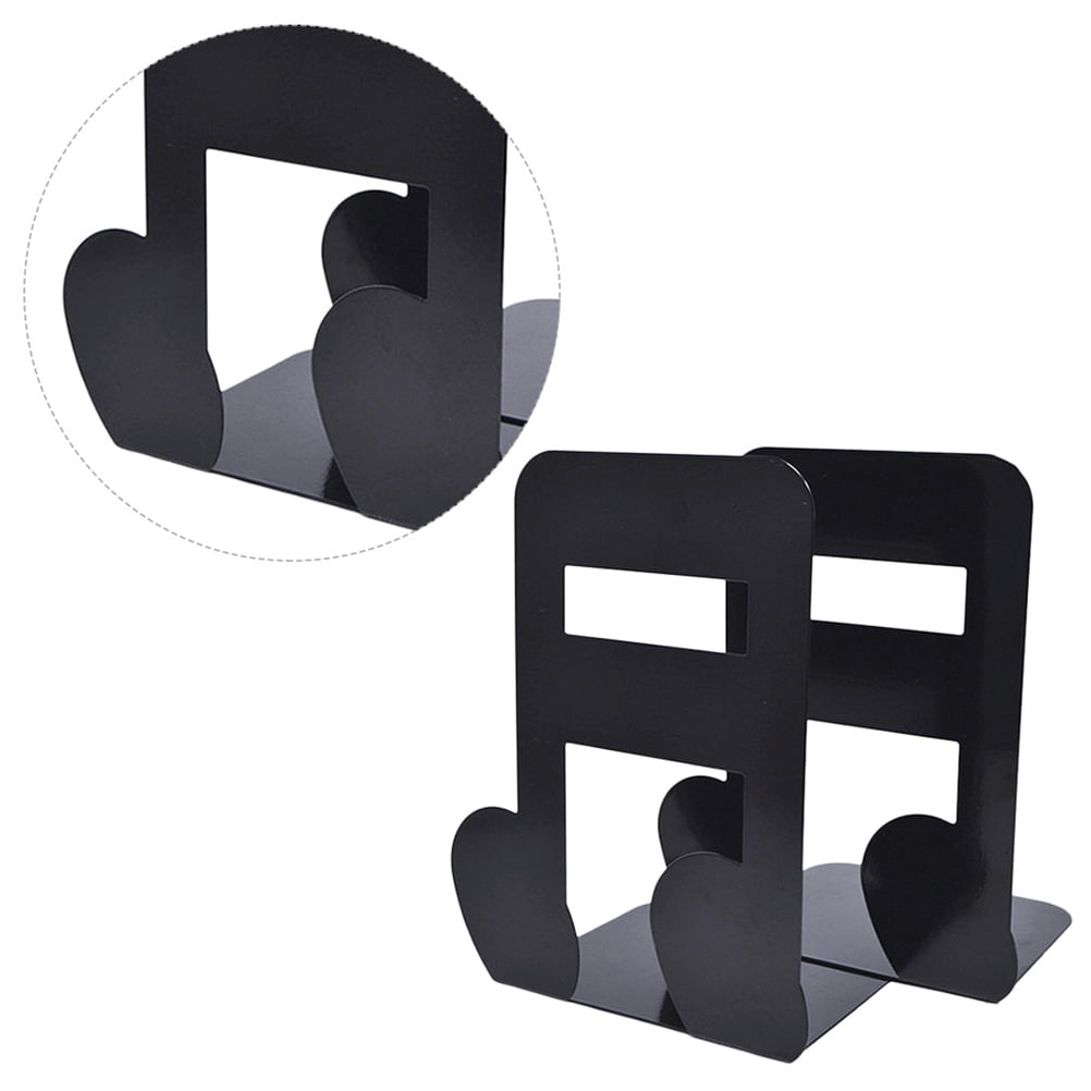 OUNONA Music Notes Gifts Music Bookends Bookends Bookcase Ends 11 ...