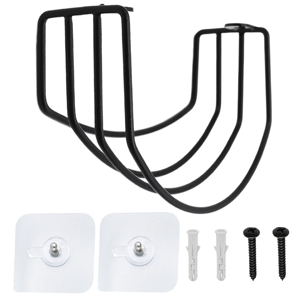 OUNONA Nail-free/nailing Dual-use Wrought Iron Wall Baseball Cap ...