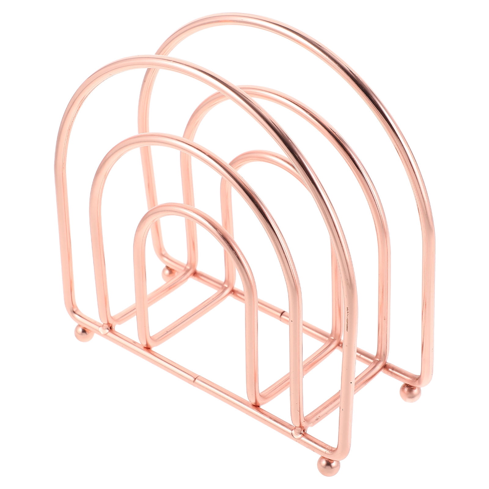 OUNONA Napkin Holder Metal Freestanding Desktop Tissue Dispenser ...
