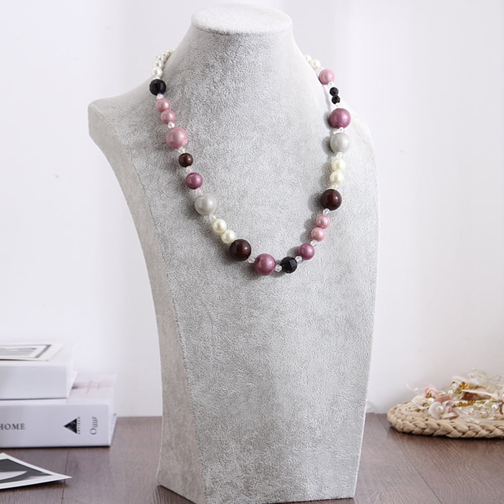 OUNONA Necklace Display Frame Neck Model Jewelry Frame Pendant Frame ...