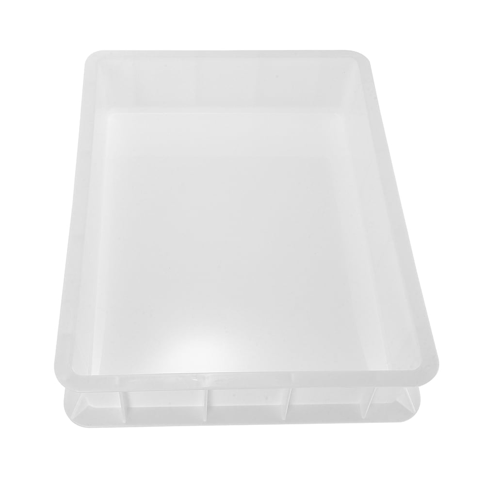OUNONA No Lid Commercial Dough Proofing Tray Reusable Stackable Pizza ...