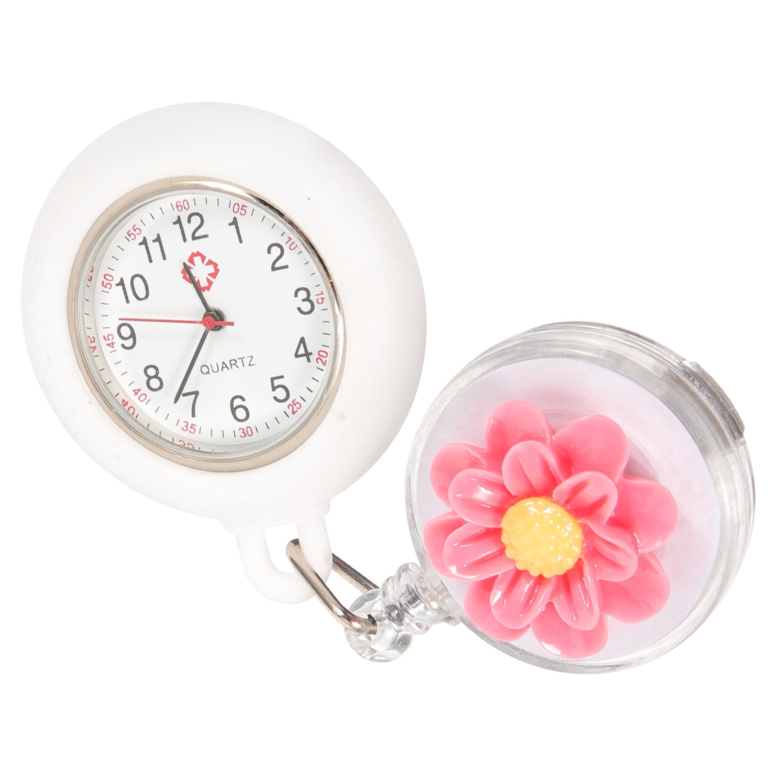 Blue Retractable Nurse Pocket Watch for Women Doctors with Quartz and ...