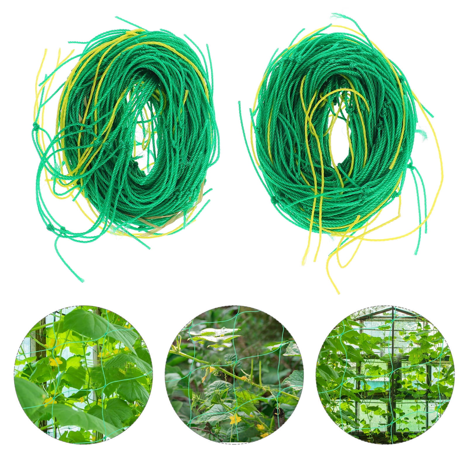 Tineasur Green Trellis Net Heavy Duty Nylon Plant Support for Vines ...