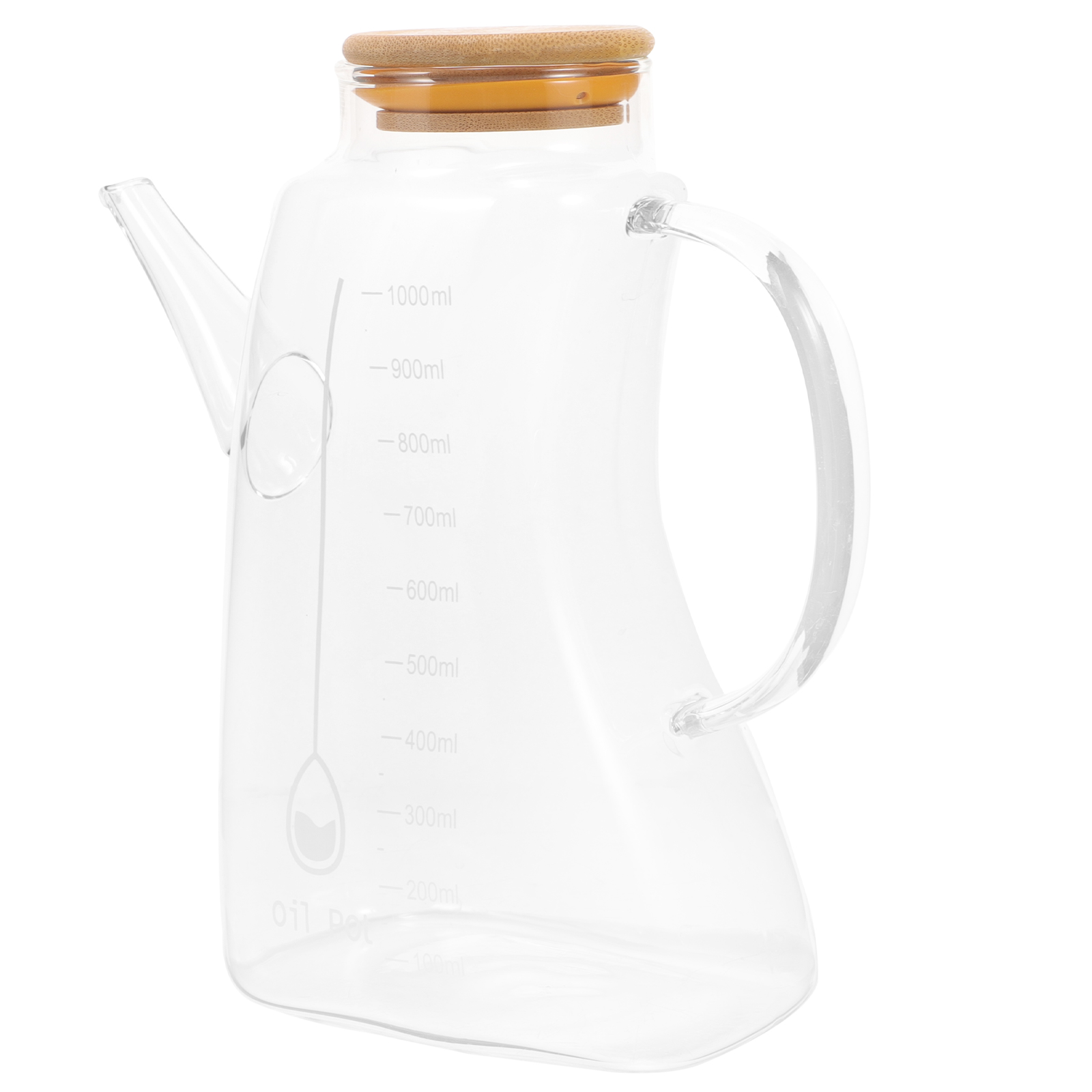 OUNONA Oil Container with Strainer Cooking Bottle Glass Oiler - Walmart.com