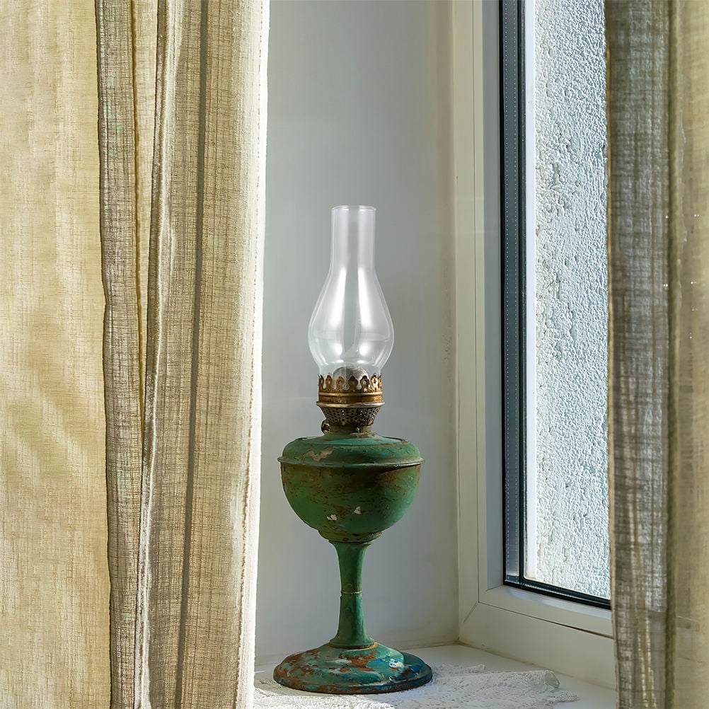 OUNONA Oil Lamp Chimney Replacement 16.5 Inch By 7.6 Inch Kerosene Lamp ...