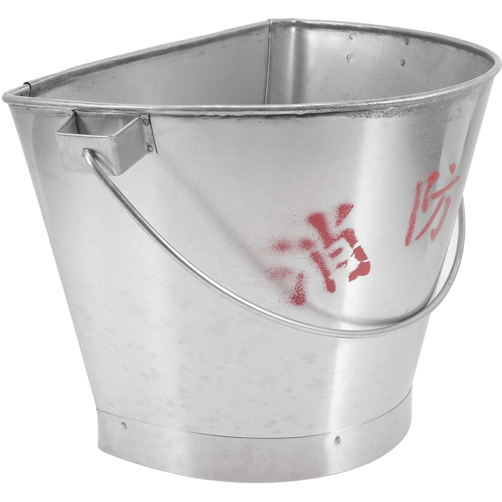 OUNONA One Bucket for Multiple Purposes Pails Half Round Fire Fighting ...