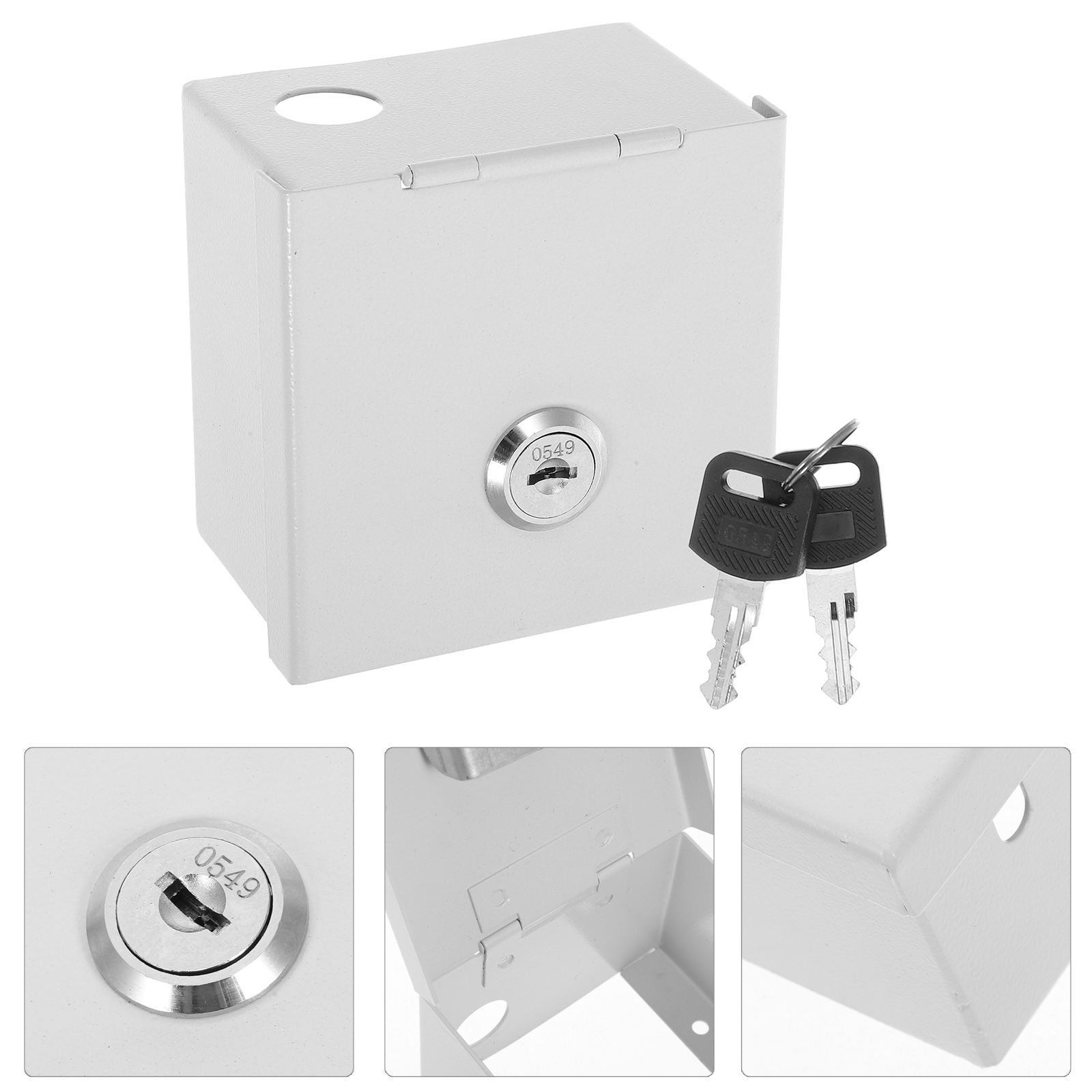 OUNONA Outdoor Lockable Electrical Outlet Box Weatherproof Wall Socket ...