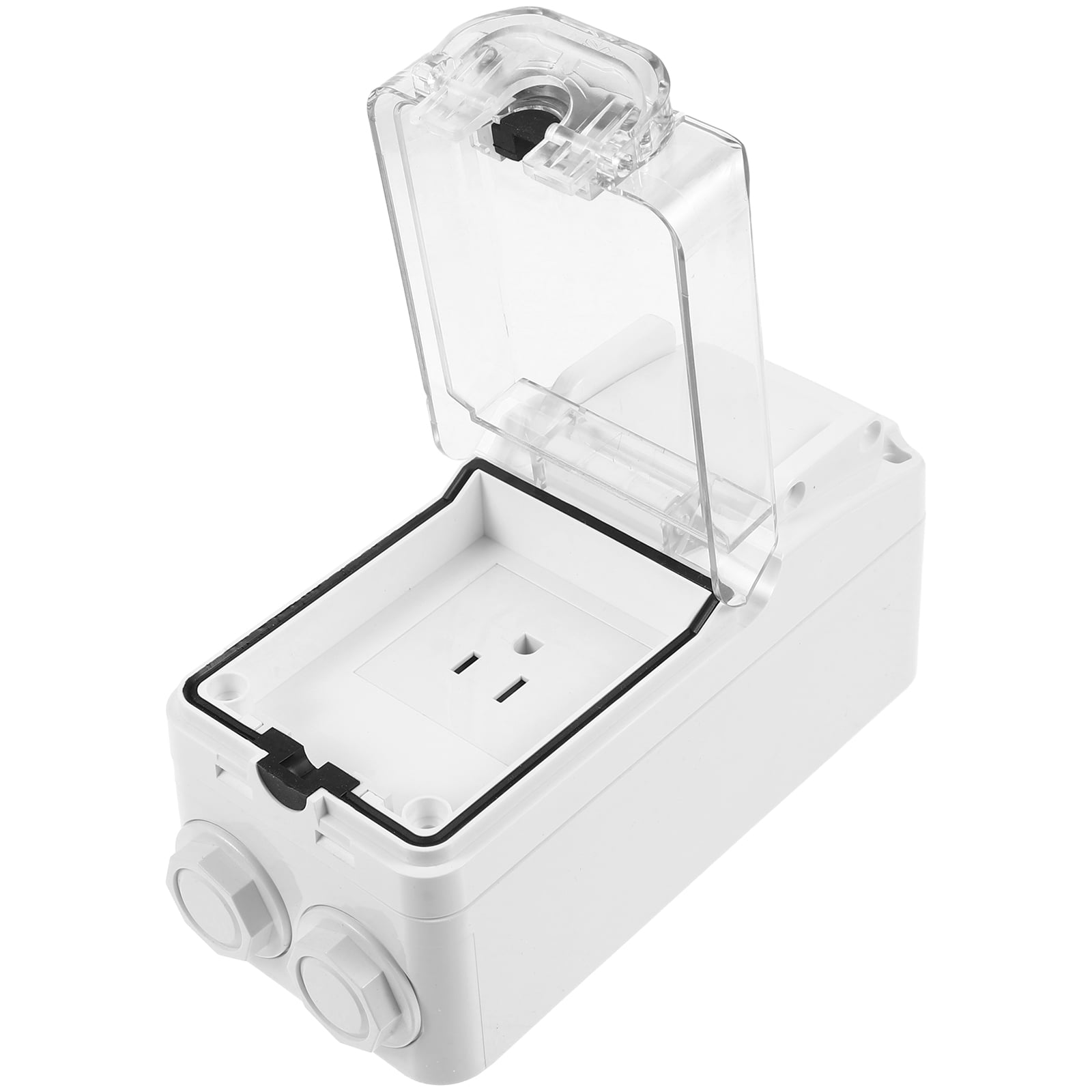 OUNONA Outdoor Plug Cover Weatherproof Surge Water Waterproof White ...