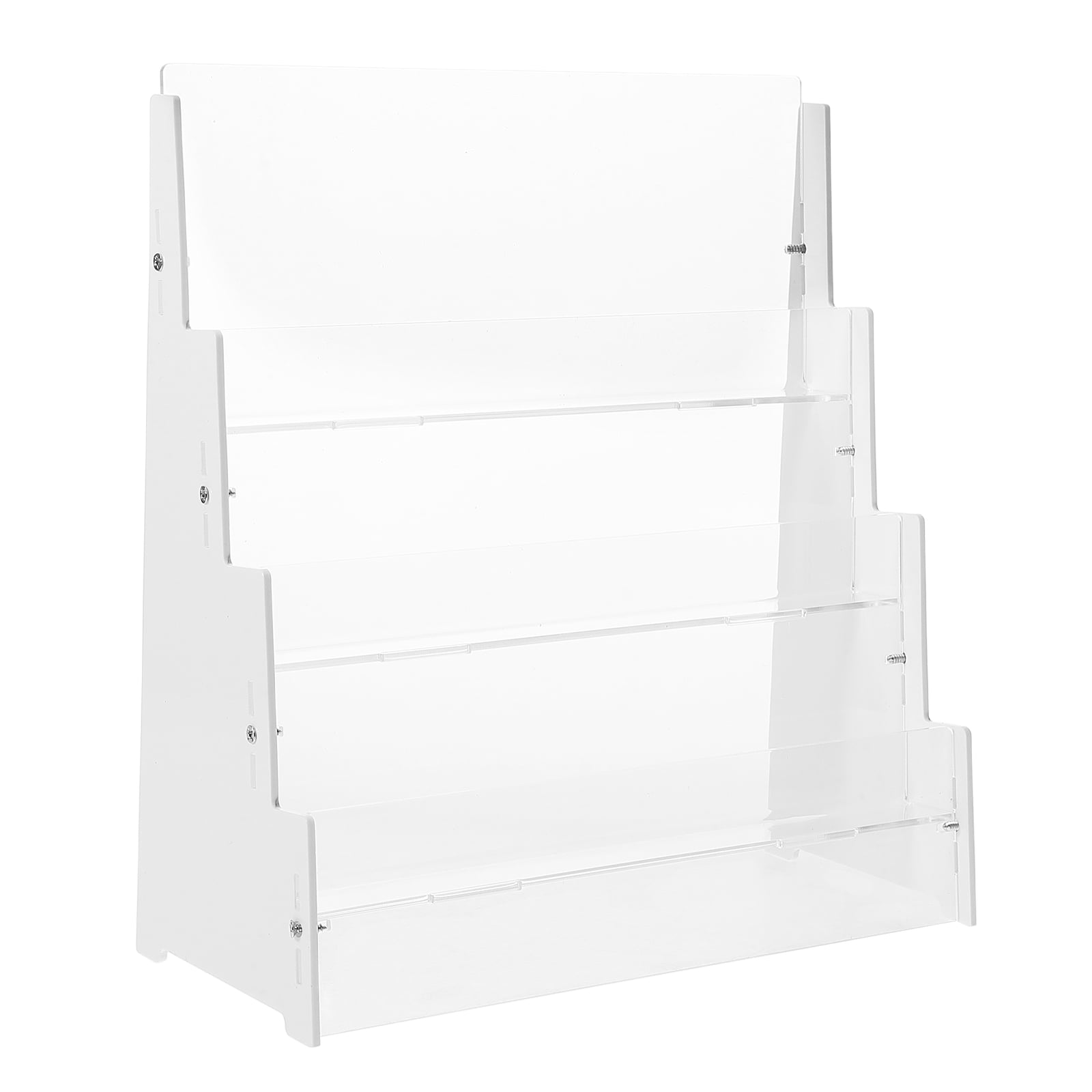 OUNONA Pamphlet Holder Tiered Display Shelf Card Display Shelf Sports ...