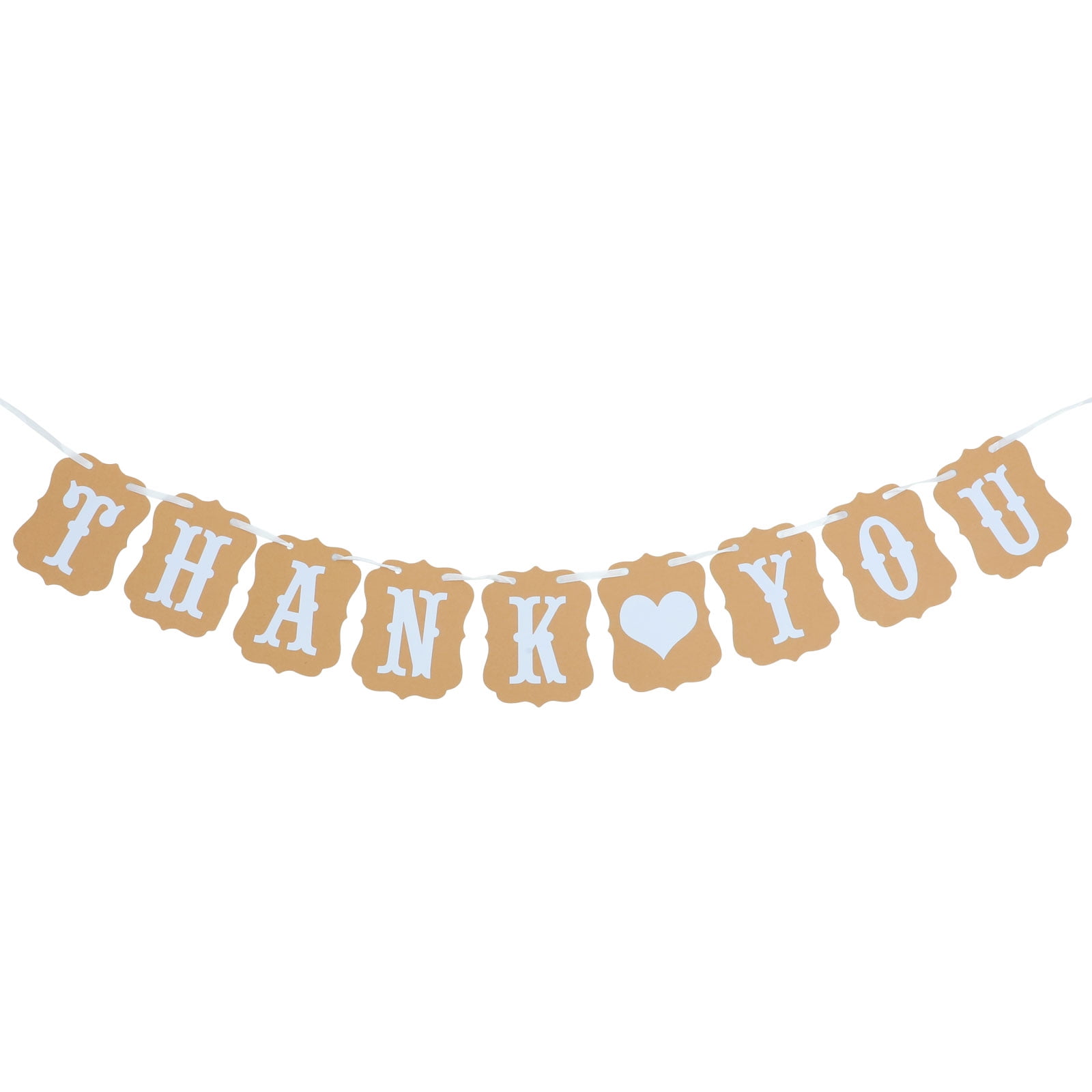 OUNONA Paper Bunting Banner Wedding Photo Booth Props Banquet - Walmart.com