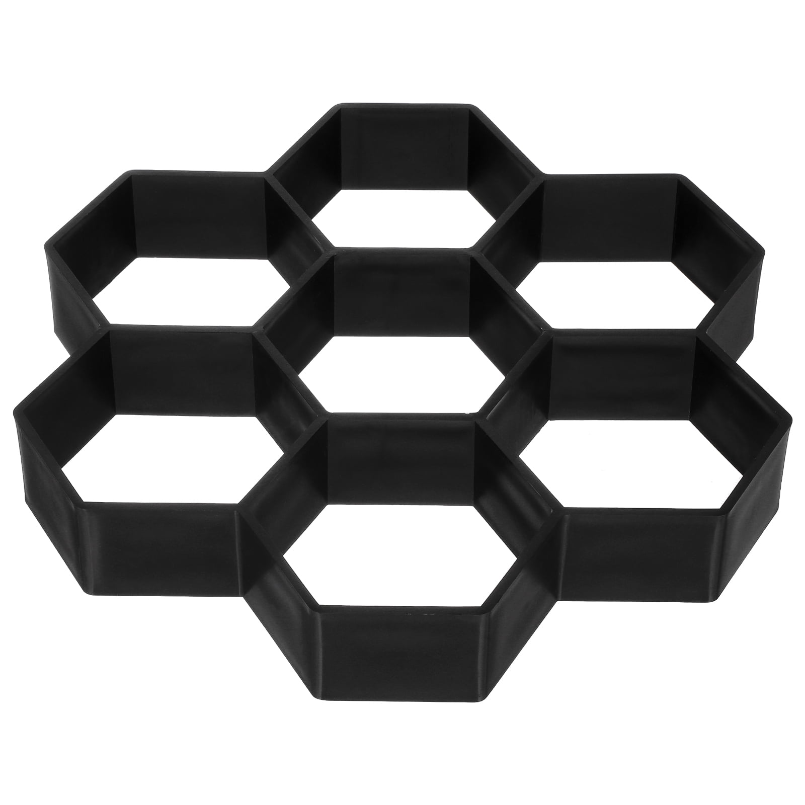 OUNONA Paver Mold Reusable Concrete Molds Walk Maker Paving Hexagon DIY ...