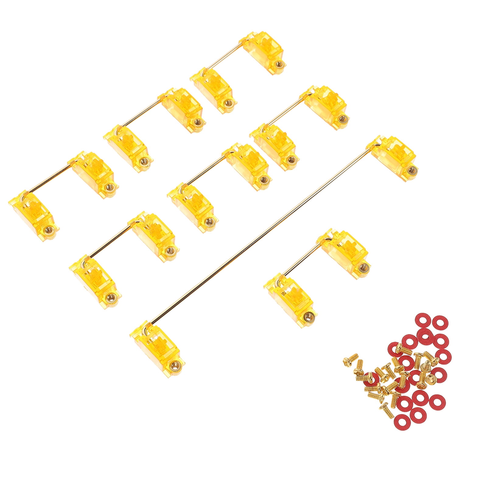 OUNONA Pcb Satellite Axis Computer Keyboard Portable Keyboards Golden - Walmart.com