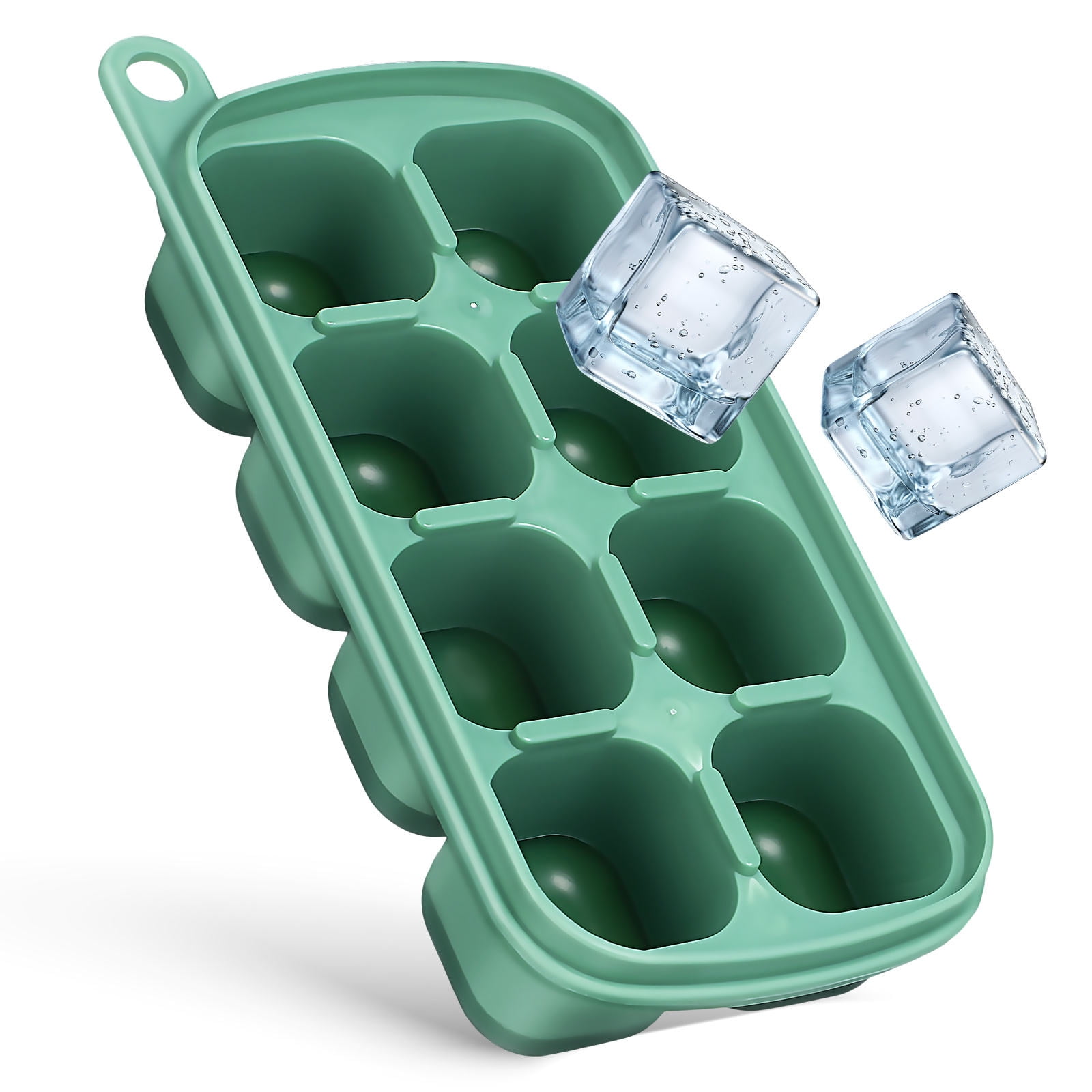 OUNONA Pebble Ice Tray Covered Cube Silicone Infant Baby - Walmart.com
