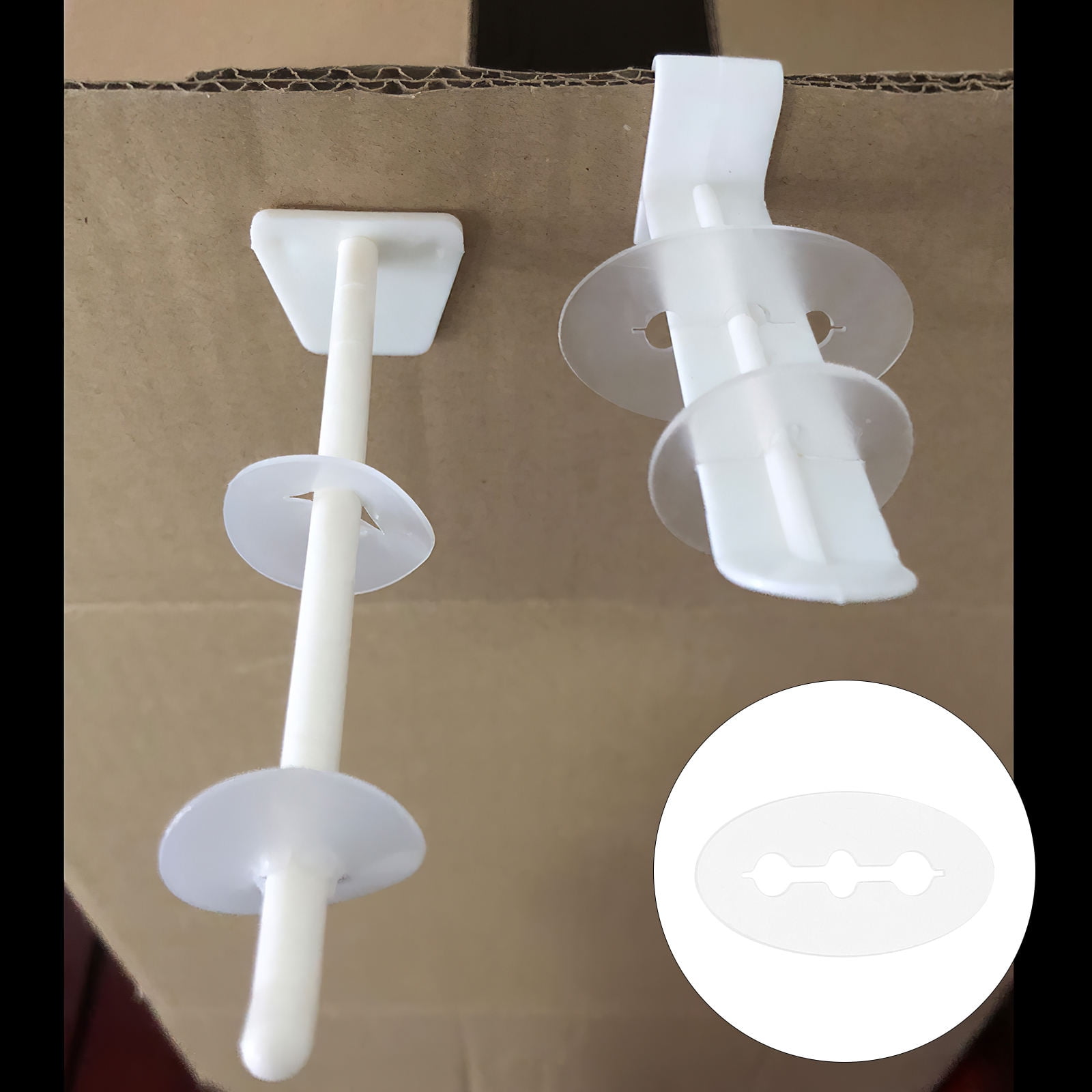 WEAVILUX Peg Hook Stoppers with PE Material for Secure Display and ...