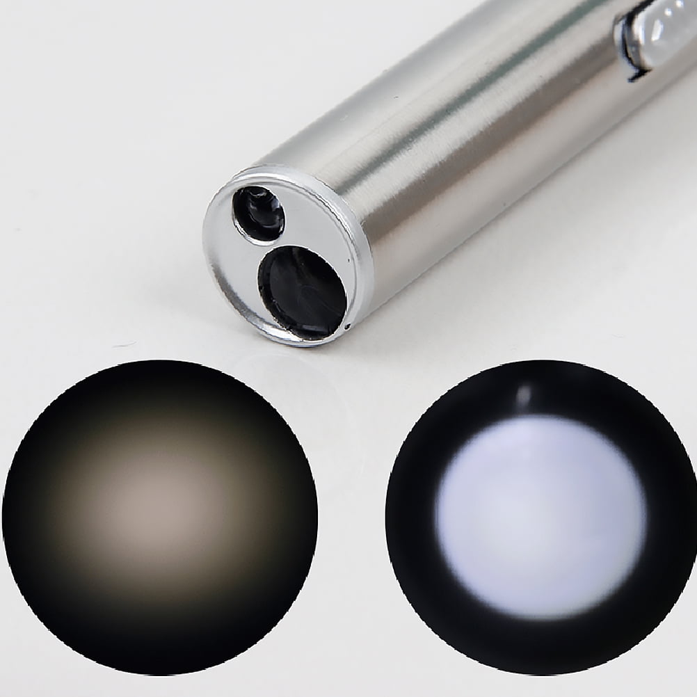 OUNONA Pen Shaped LED Flashlight Torch and Medical Ear Otoscope LED ...