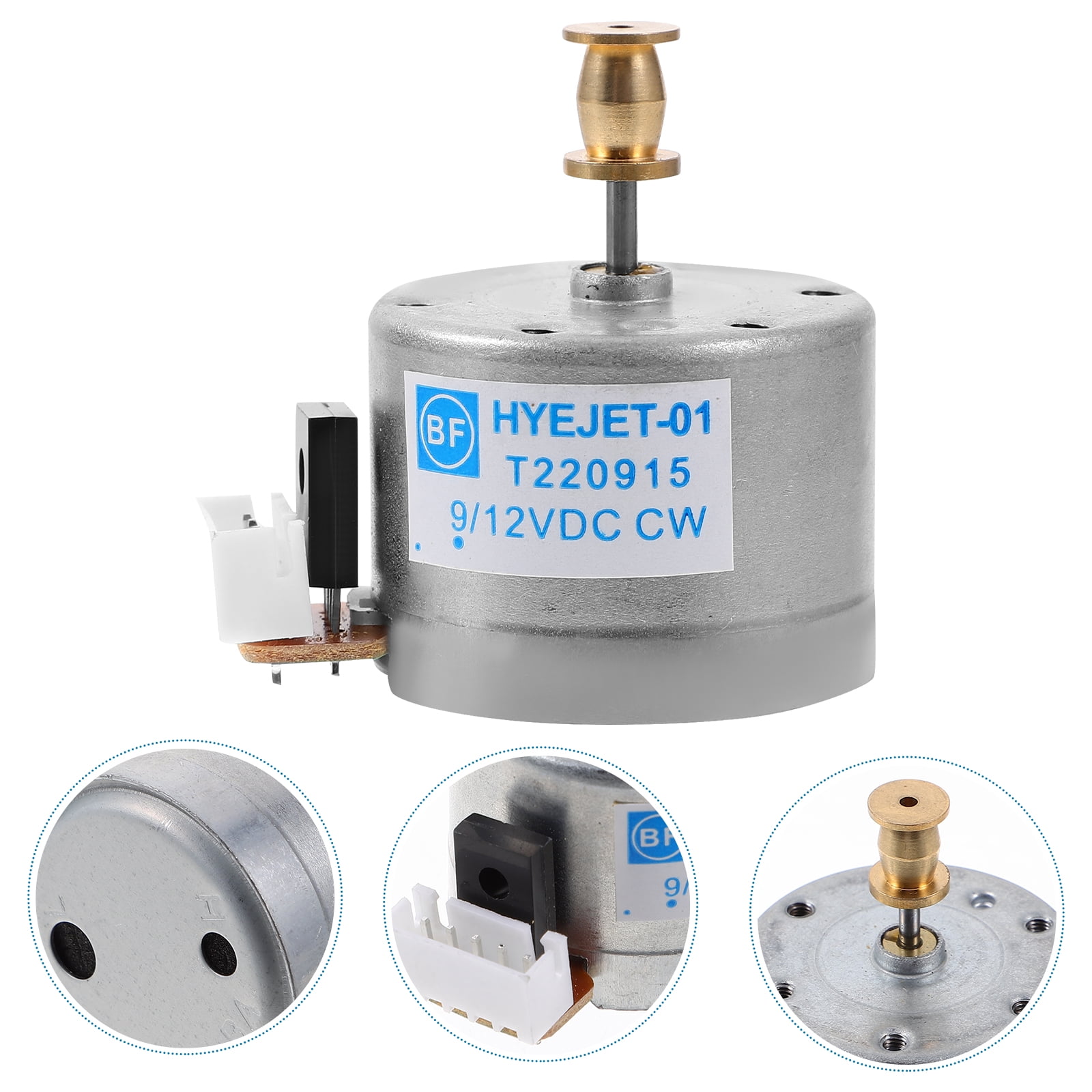 OUNONA Phonograph Gramophone Motor Replacement Metal Motor for Vinyl ...