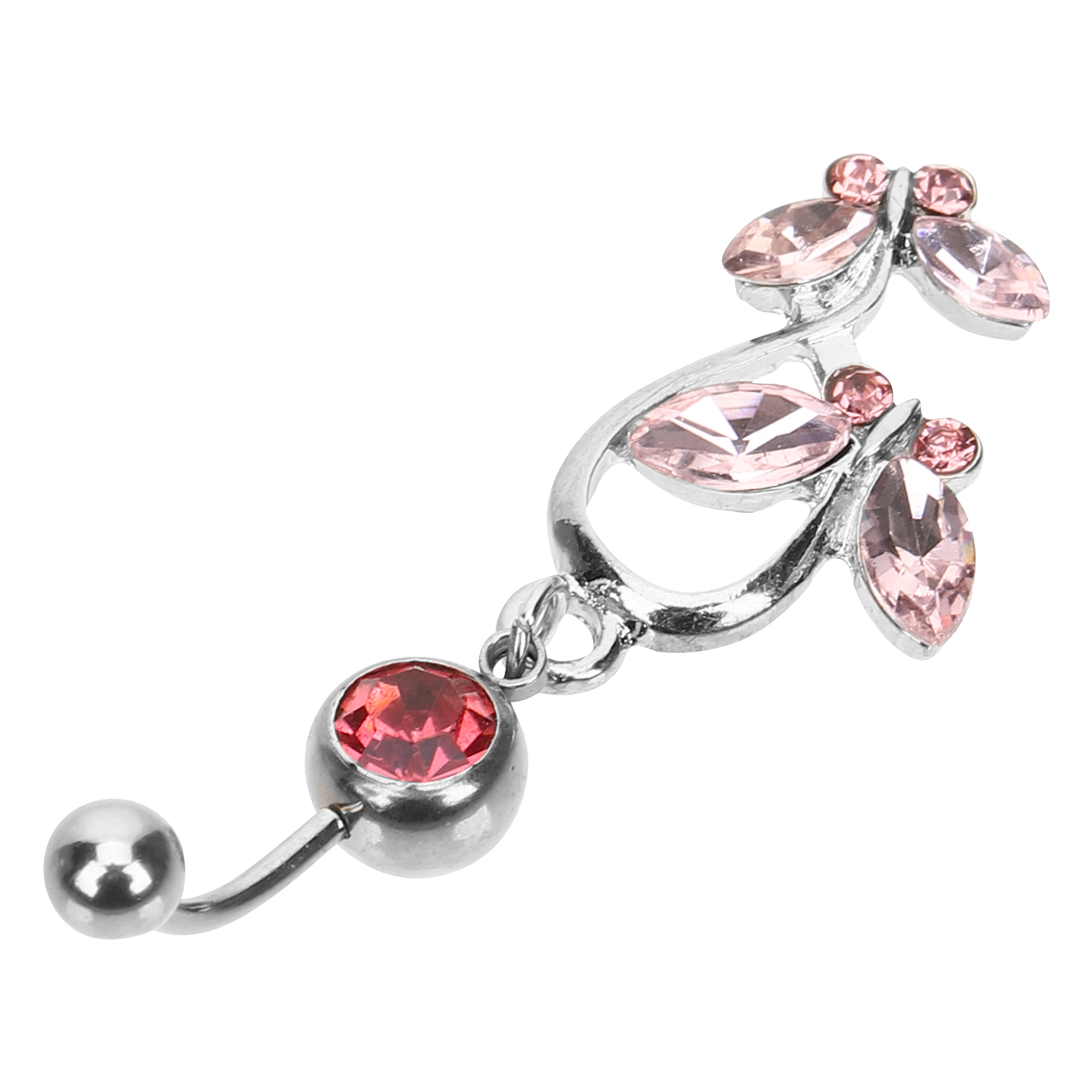 OUNONA Piercing Ring Puncture Belly Button Butterfly Navel - Walmart.com
