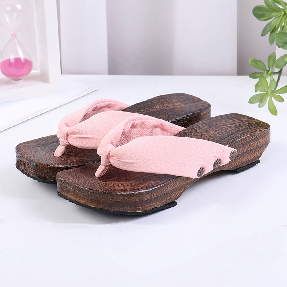 OUNONA Pink Creative Clogs for Women Stylish Cloth Sandals Comfortable ...