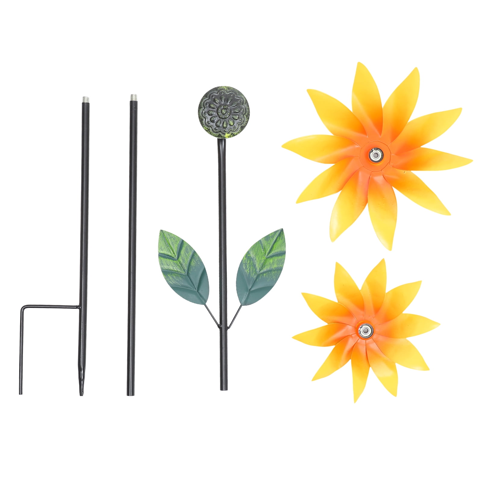 OUNONA Pinwheel for Outdoors Wind Yard and Garden Sun Spinners Solar ...