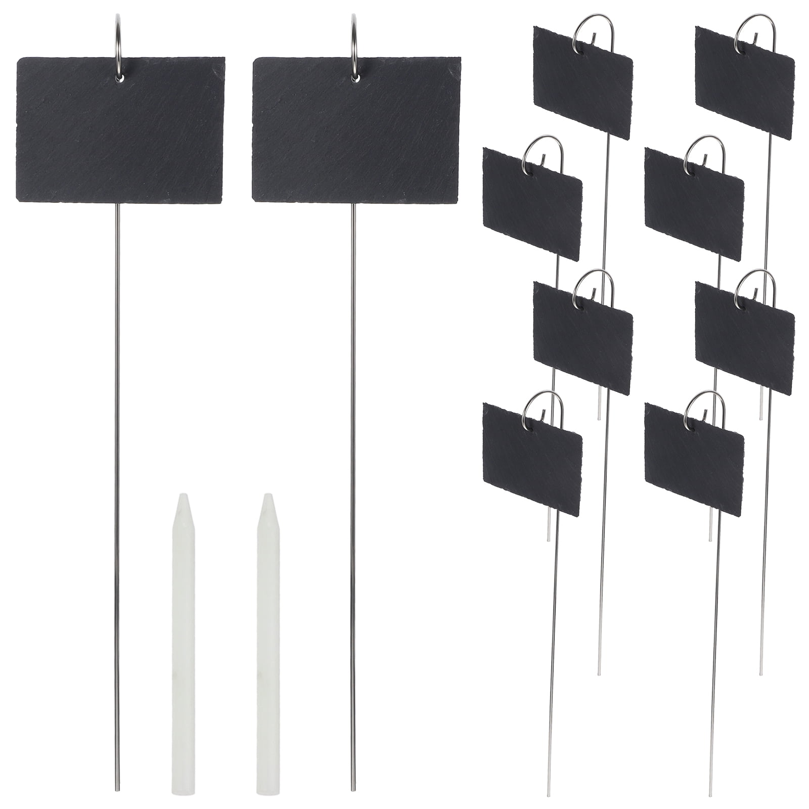 OUNONA Plant Label Garden Labels for Plants 10x10cm Black - Walmart.com
