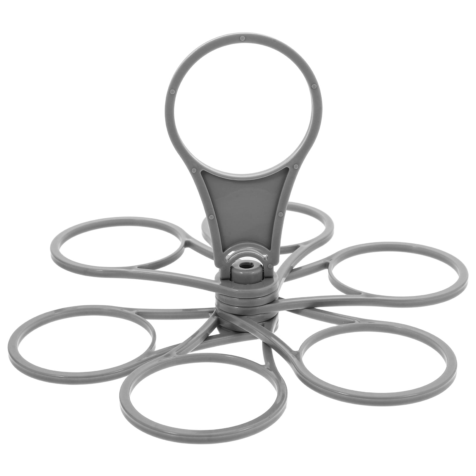 OUNONA Plastic Cup Tote Holder 6 Cups Fold Away Cup Carrier Coffee Cup ...