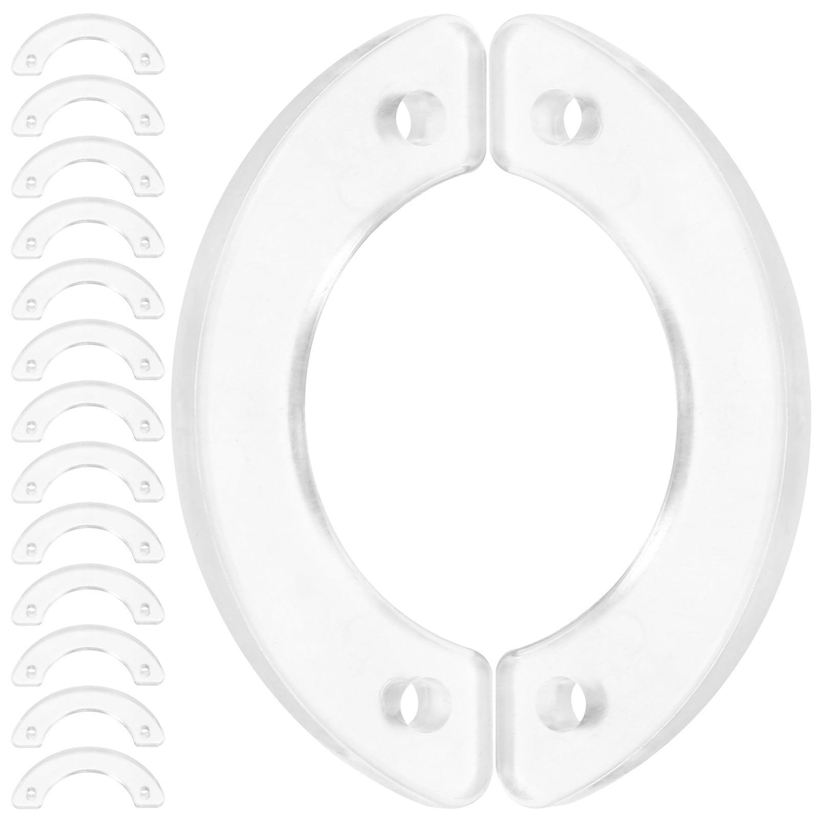 OUNONA Plastic Drawer Stoppers for Dresser Transparent Color Easy ...