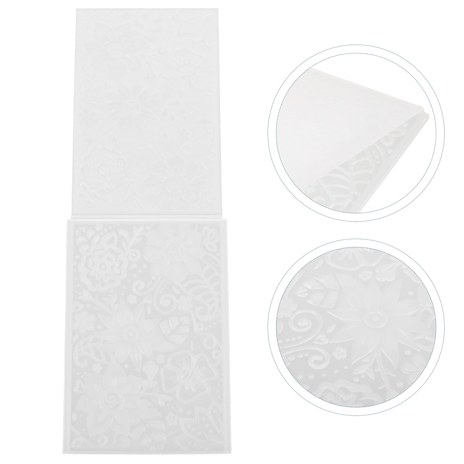 OUNONA Plastic Embossed Folding Mold Craft Card Making Template ...