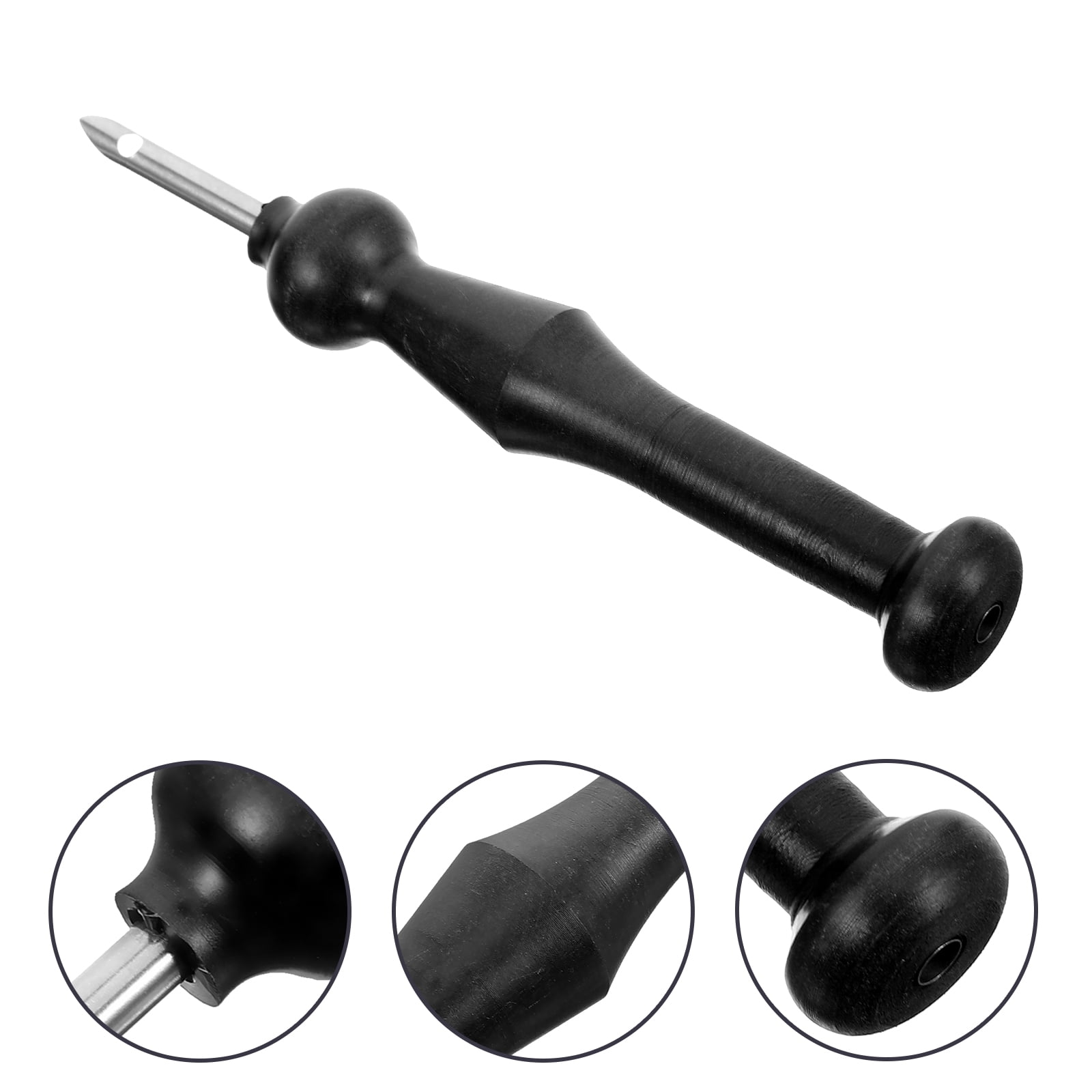 OUNONA Plastic Handle Punch Needle Embroidery Sewing Needle Stitching ...