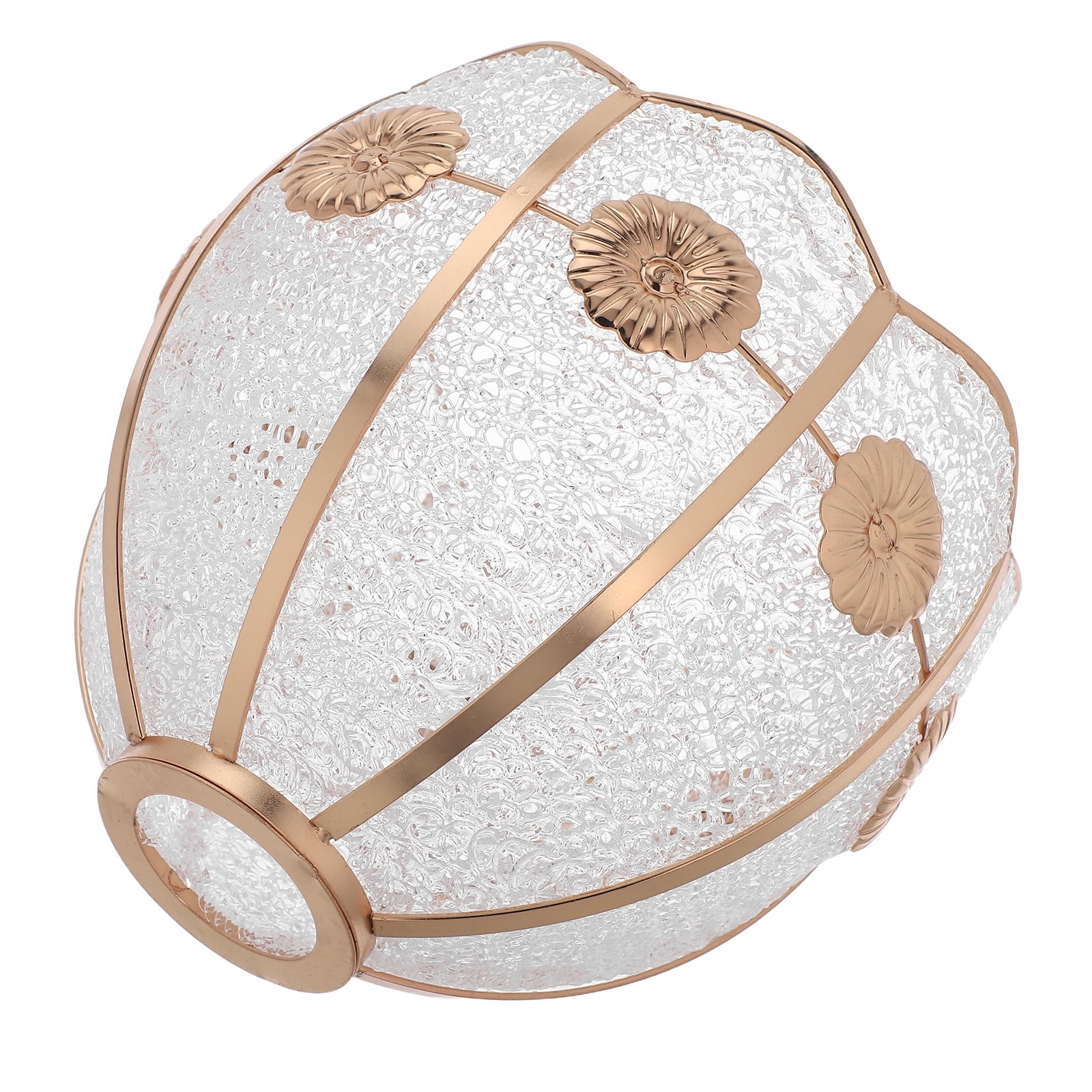 OUNONA Plastic Lamp Shade With Iron Frame Home Decor Lampshade Easy To ...