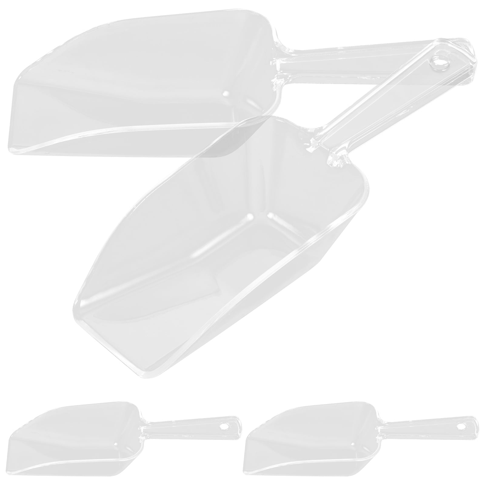 OUNONA Scoops for Powder Ice Scoop Plastic 4Set for Weddings - Walmart.com