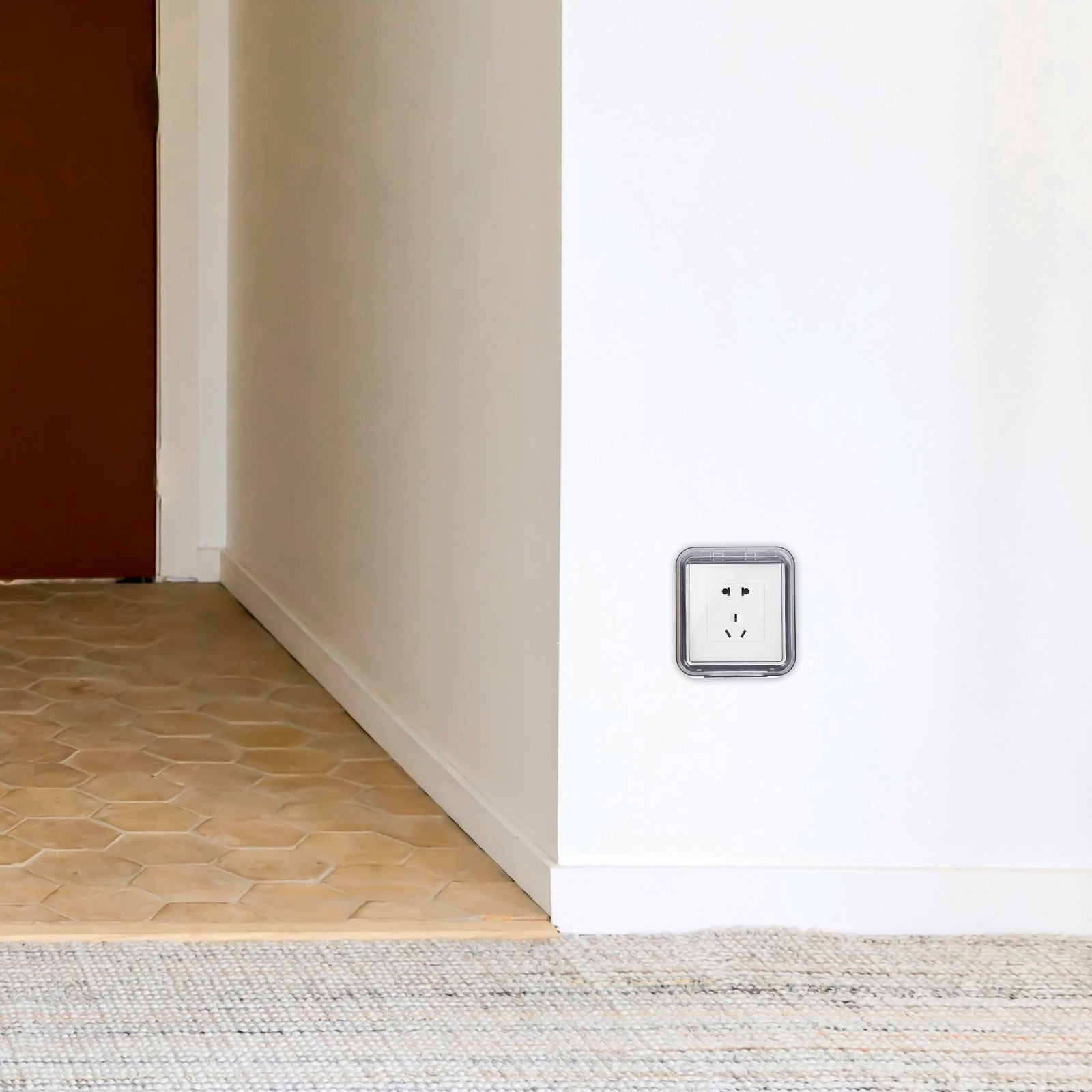 WEAVILUX Weatherproof Electric Outlet Cover Material Outdoor Black ...