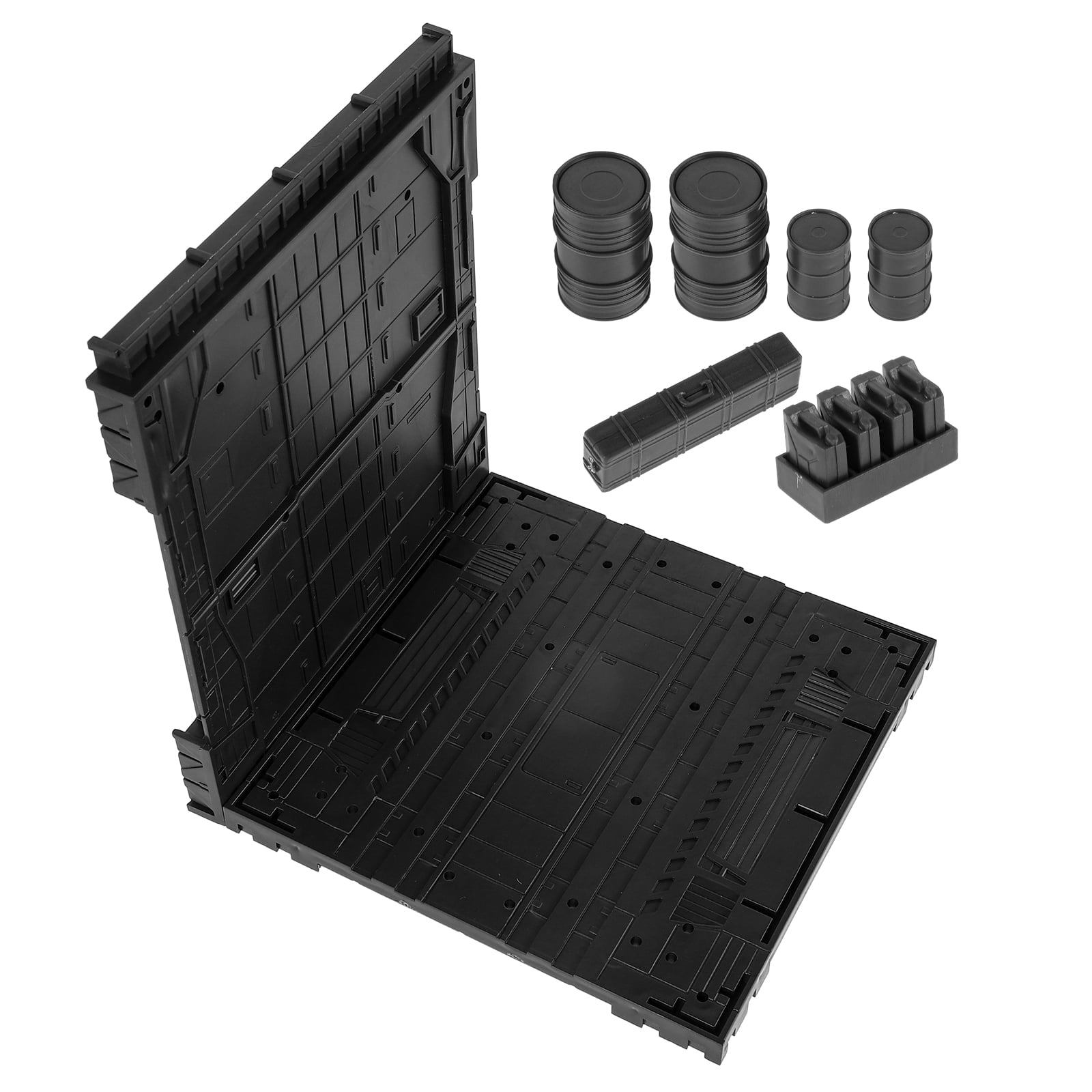 OUNONA Plastic Pieces Shelves Tool Stand Holder Action Figures Rack ...