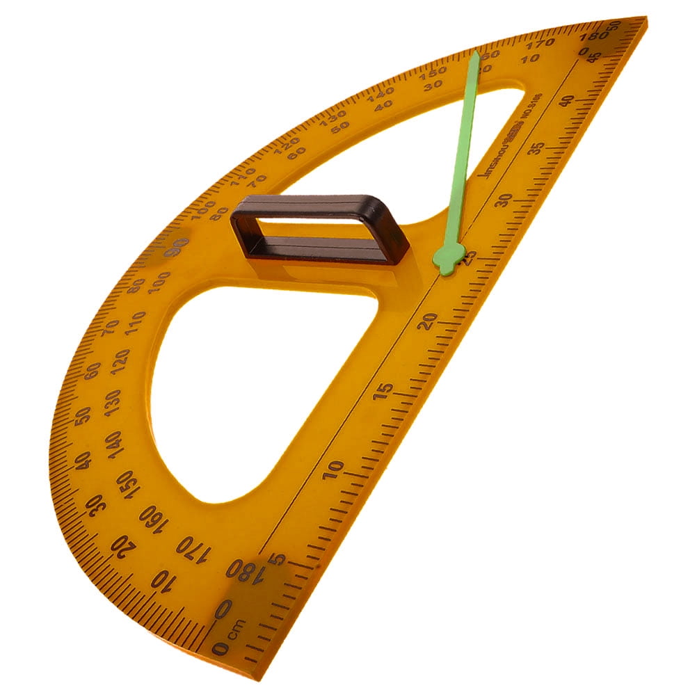 OUNONA Plastic Protractor Teacher Math Protractor Geometry Protractor ...