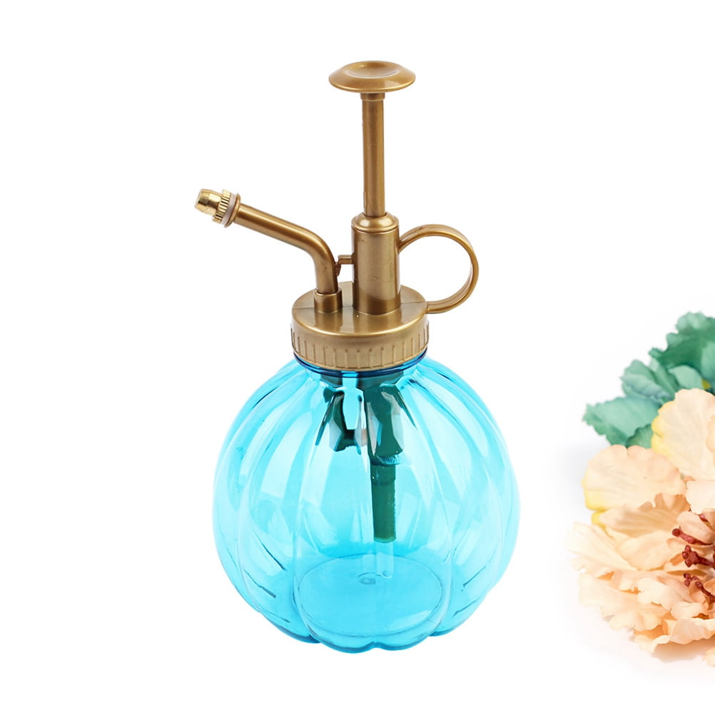 OUNONA Plastic Blue Pumpkin Shape Sprayer Bottle Watering Can for Home ...